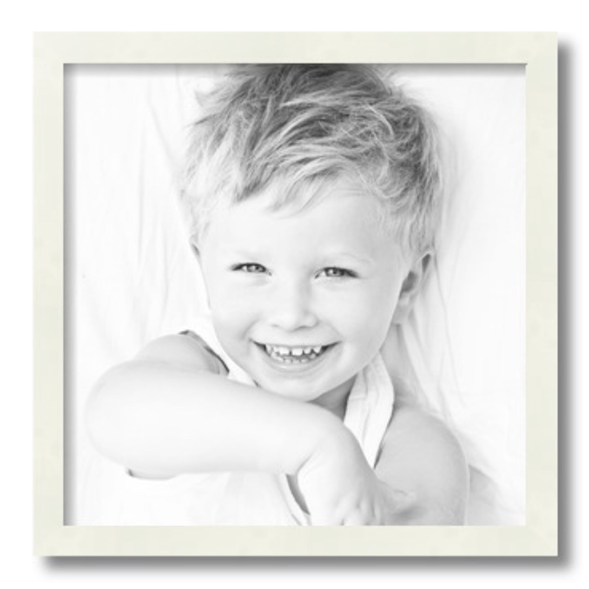 ArtToFrames 15" x 15" White Picture Frame, 15x15 inch White Wood Poster ...