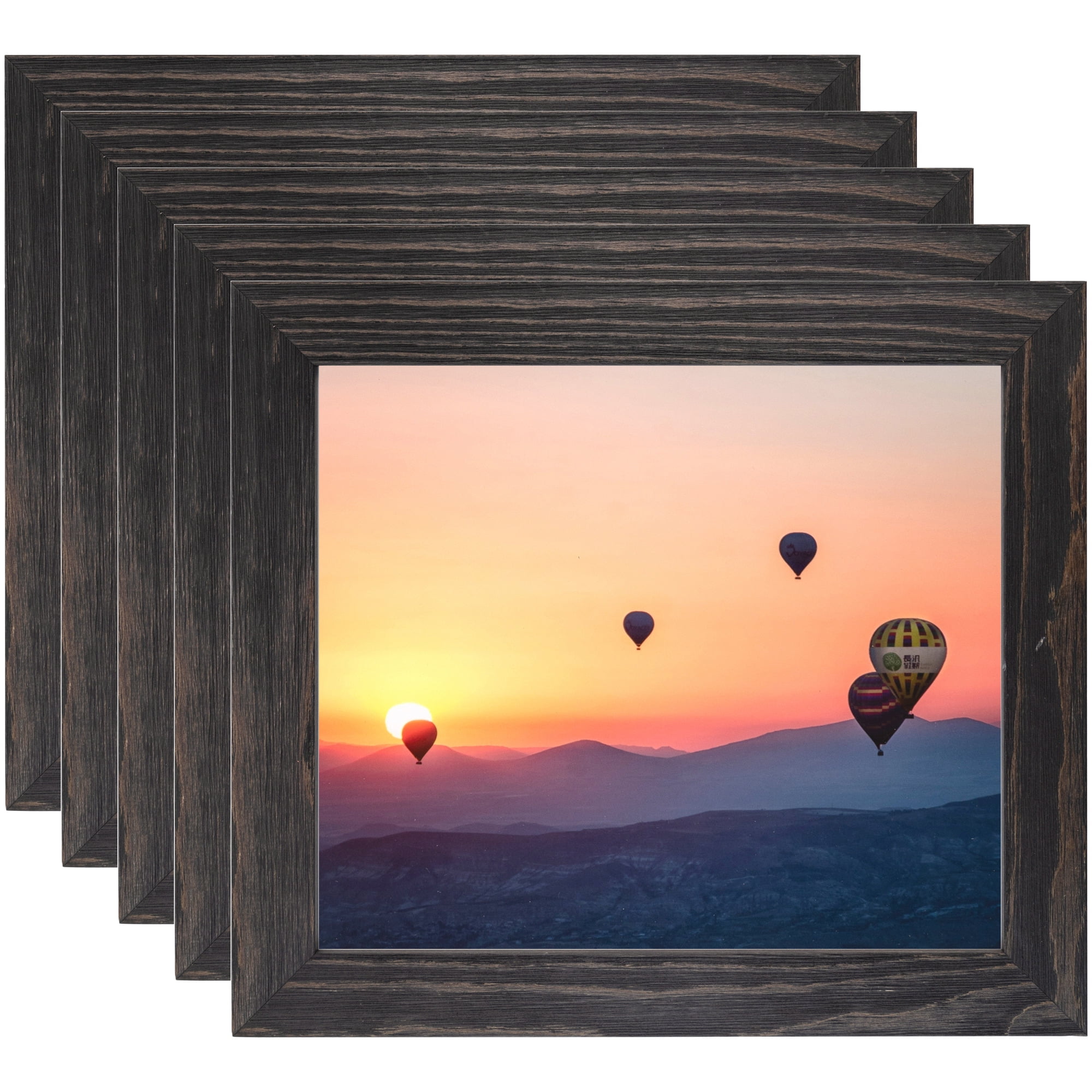ArtToFrames 15" x 18" Black Picture Frame, 15x18 inch Black Wood Poster ...