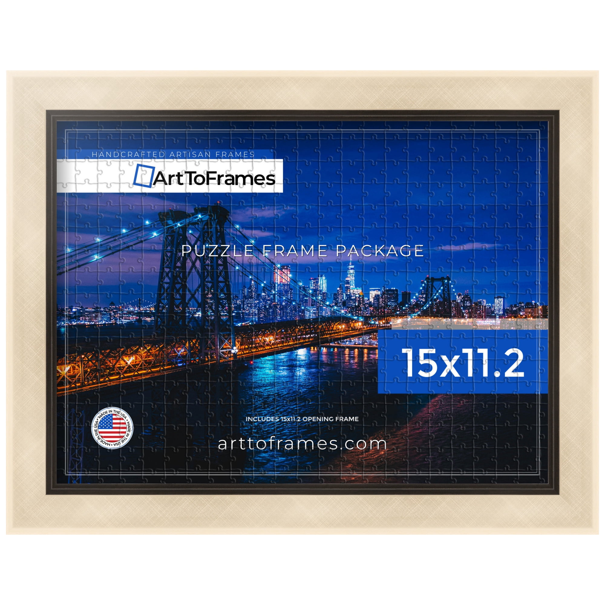 ArtToFrames 15x11.2 Inch - 28.5x38 CM Multi Puzzle Frame for 100 piece ...
