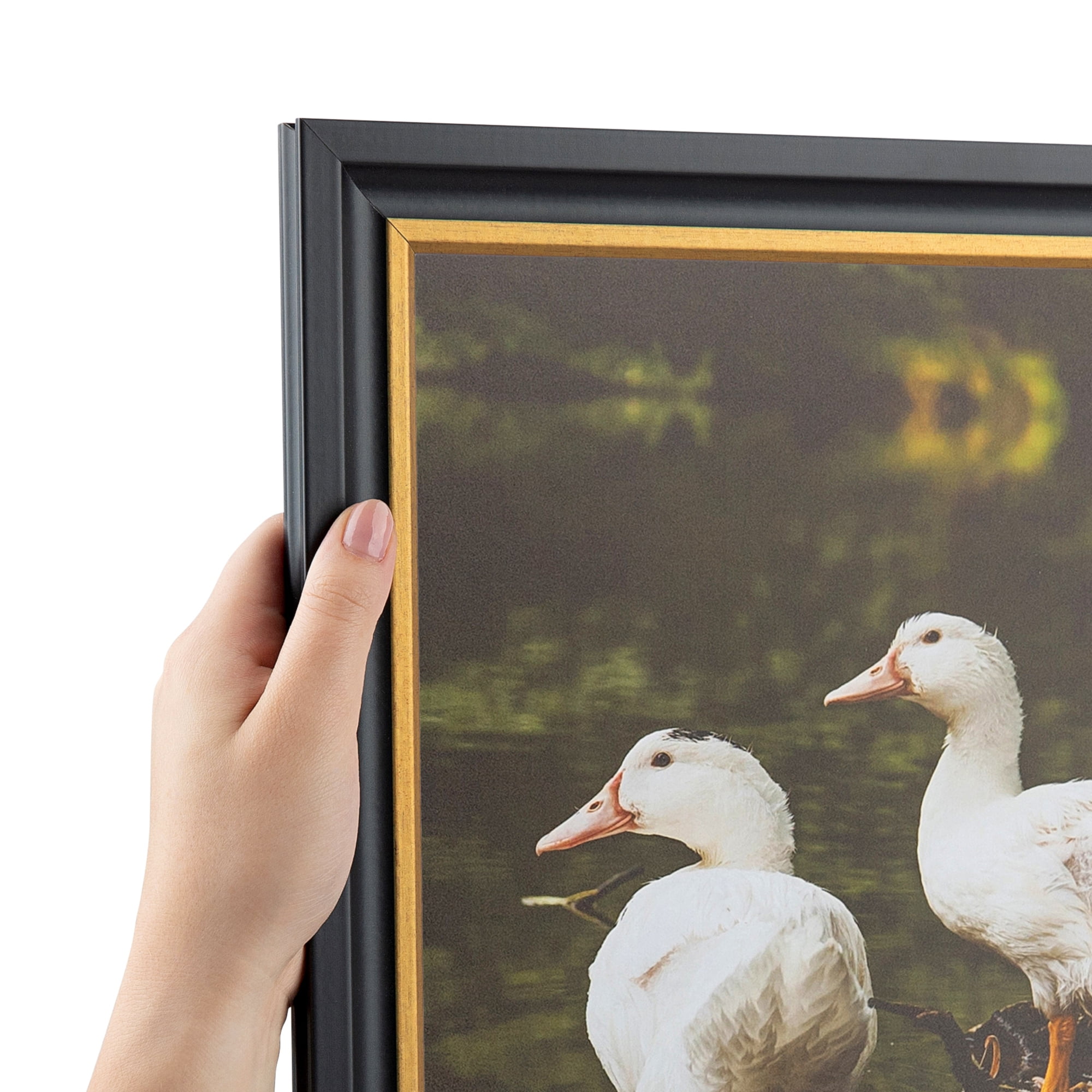 ArtToFrames 15x18 Inch Black Velvet with Gold Picture Frame, This Black ...