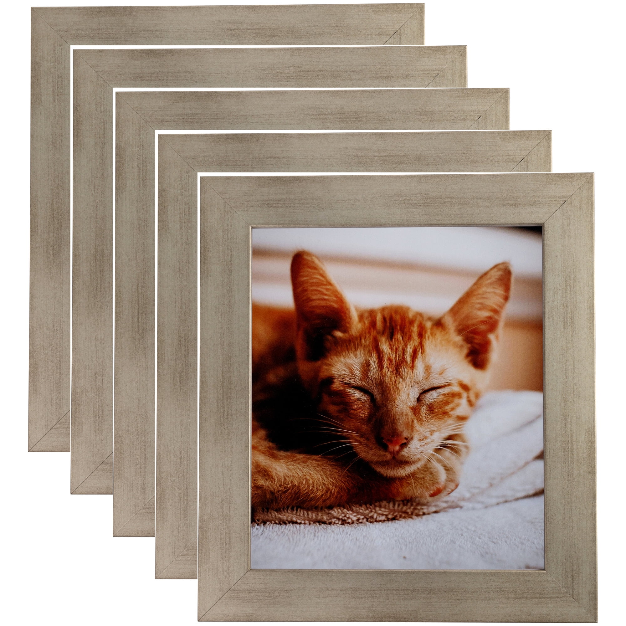 ArtToFrames 16" x 16" Muted Prosecco Gold Picture Frame, 16x16 inch ...