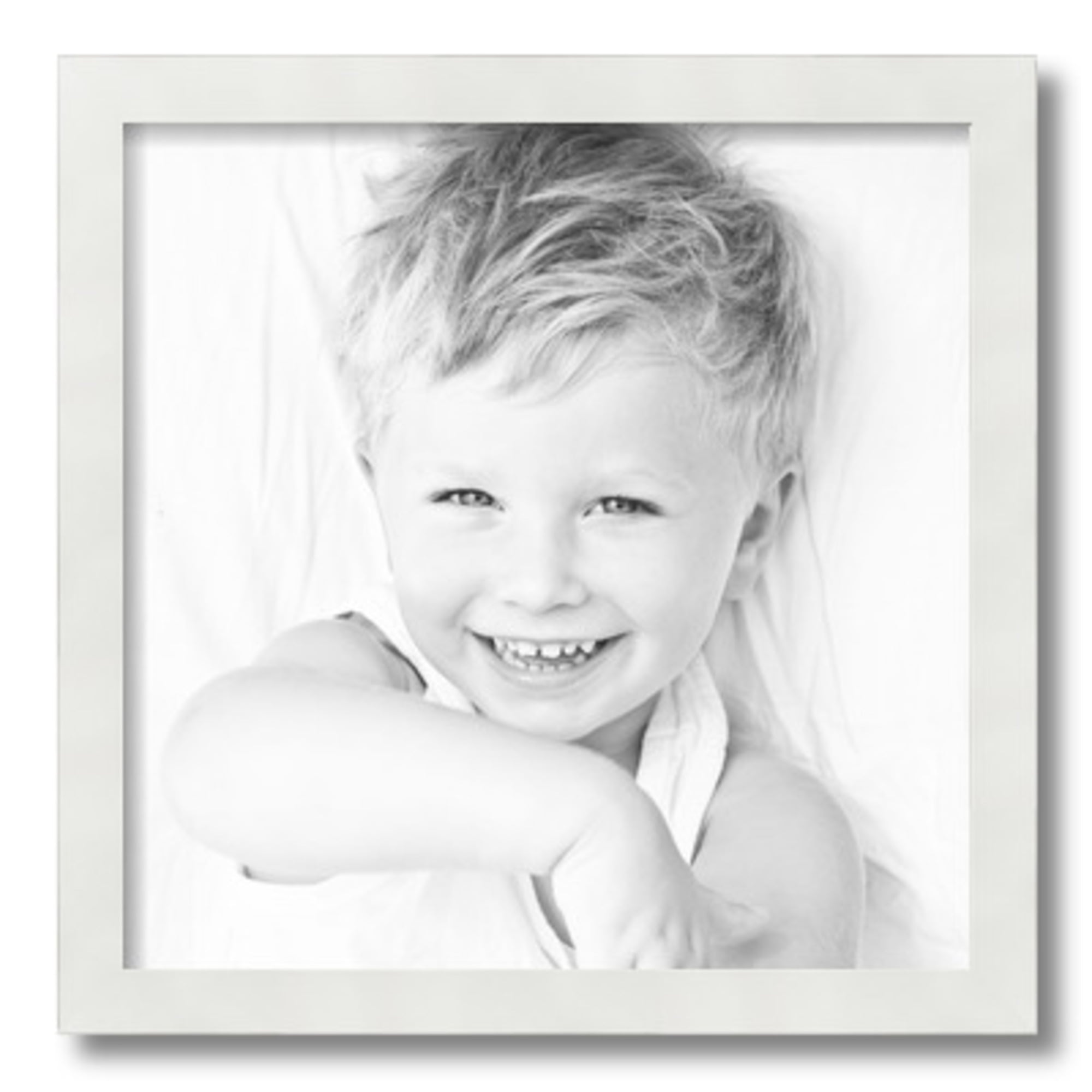 ArtToFrames 16" x 16" White Picture Frame, 16x16 inch White MDF Poster ...