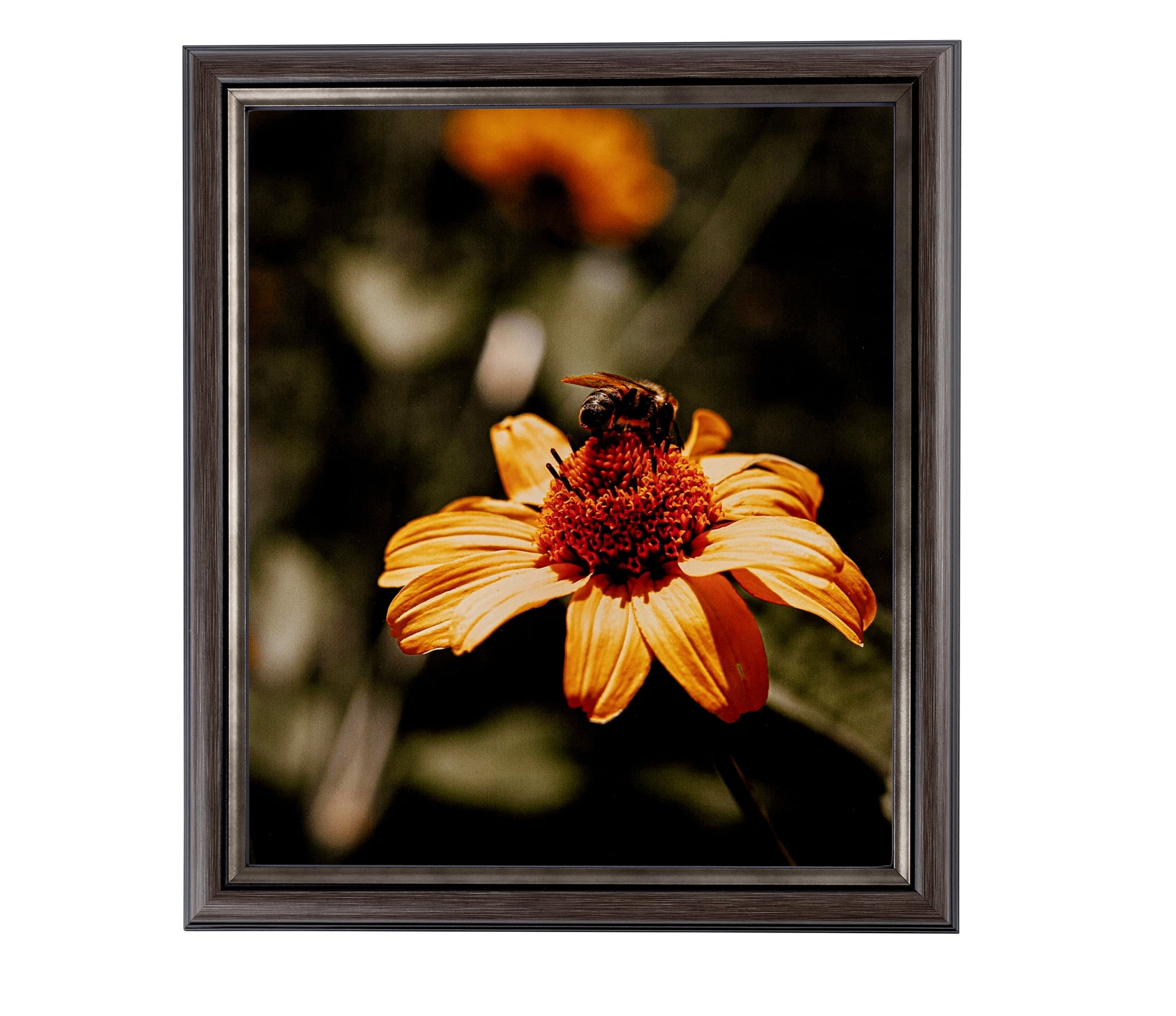 ArtToFrames 16" x 20" Grey and Black Picture Frame, 16x20 inch Gray MDF ...