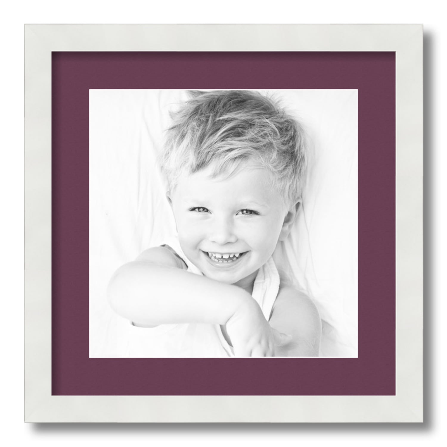 ArtToFrames 16x16 Matted Picture Frame with 12x12 Single Mat Photo ...