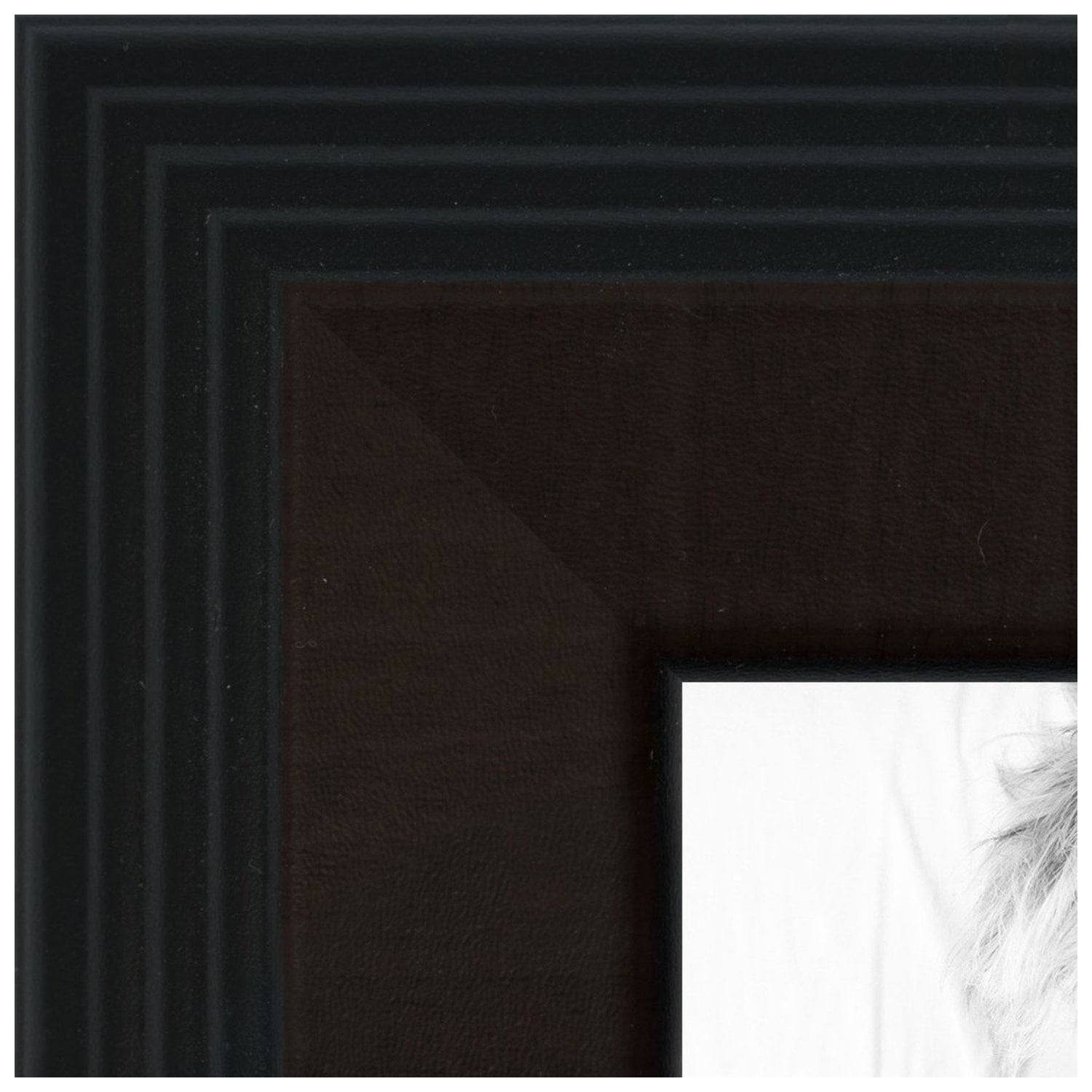 ArtToFrames 16x18 inch Windsor Walnut Picture Frame, Brown MDF Poster ...