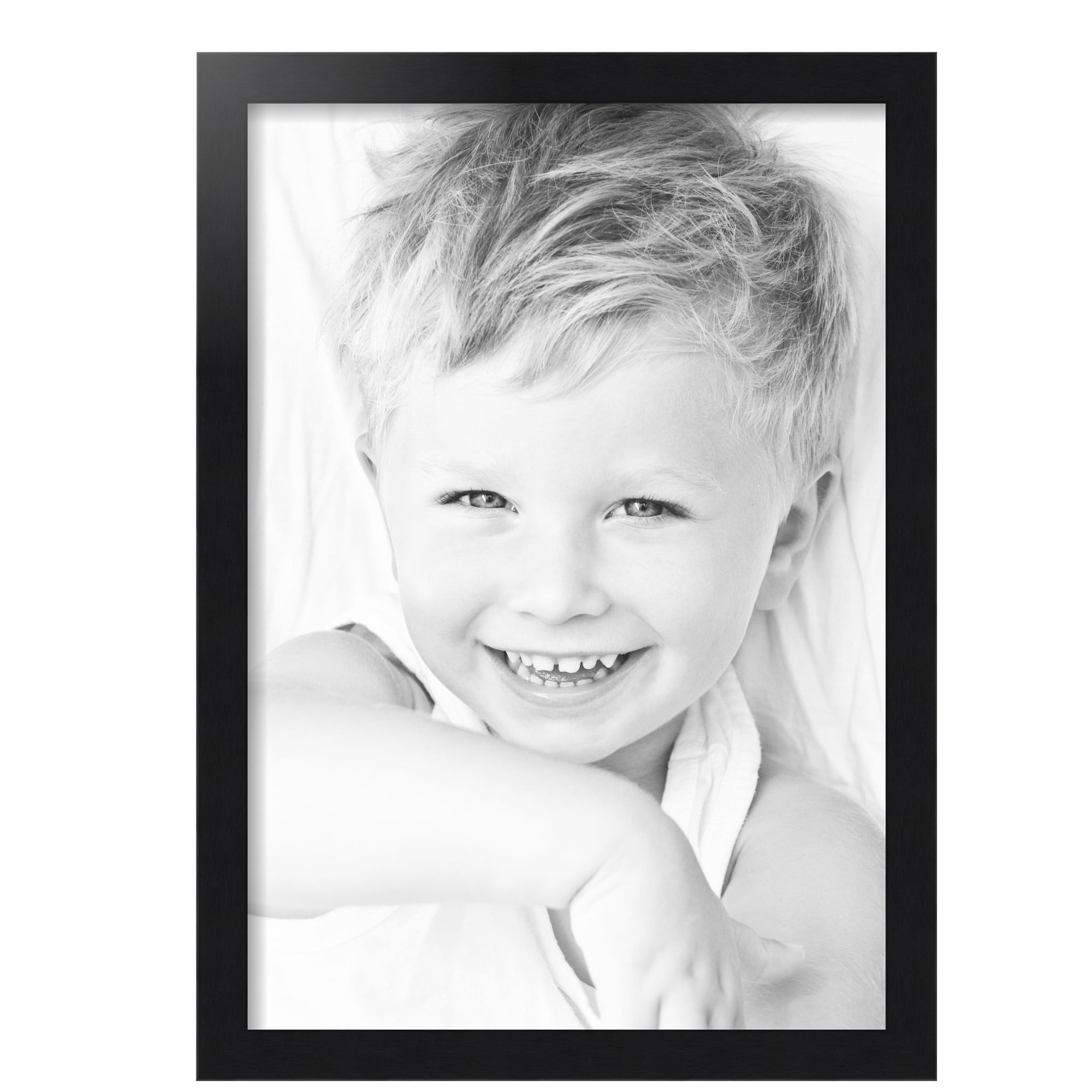 ArtToFrames 16x23 inch Black Steel Picture Frame, Black MDF Poster ...