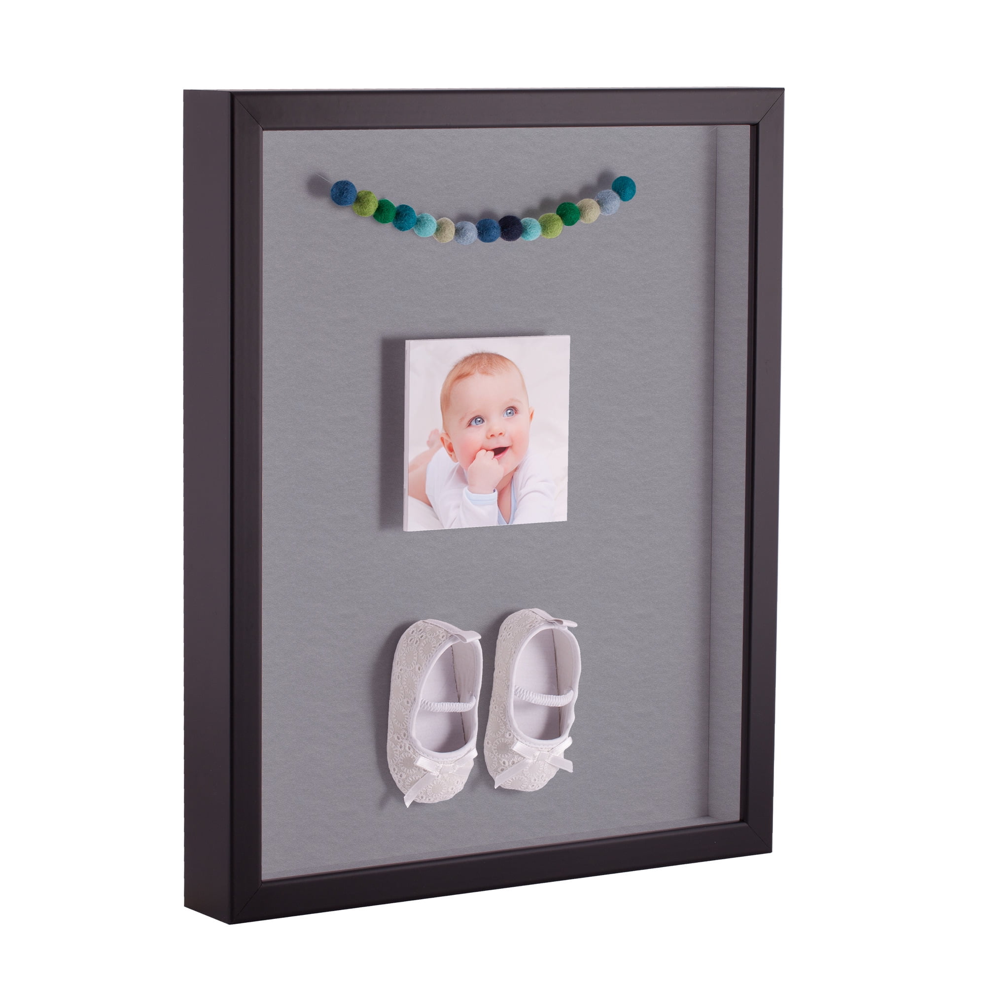 ArtToFrames 16x24 Inch Shadow Box Picture Frame, with a Satin Black ...