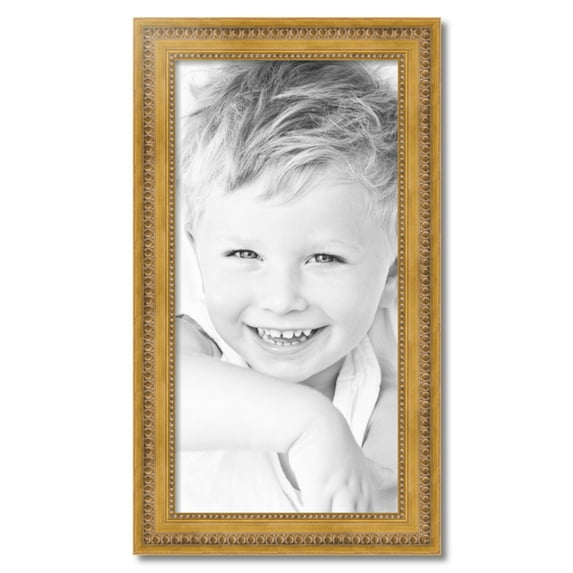 ArtToFrames 16x32" Gold Picture Frame, Gold Wood Poster Frame, with ...