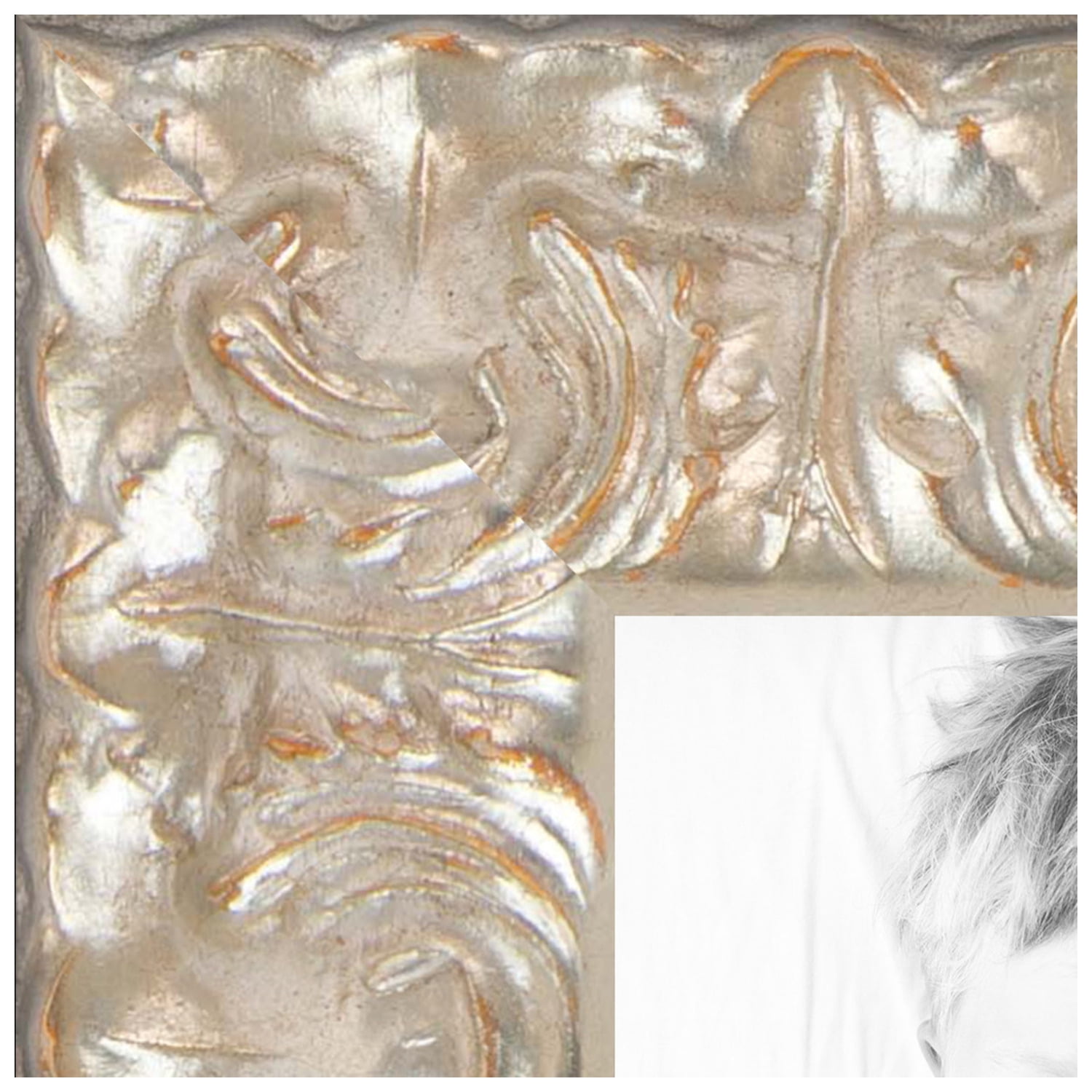 ArtToFrames 16x32 Inch Silver Thin Picture Frame, This Silver Wood ...