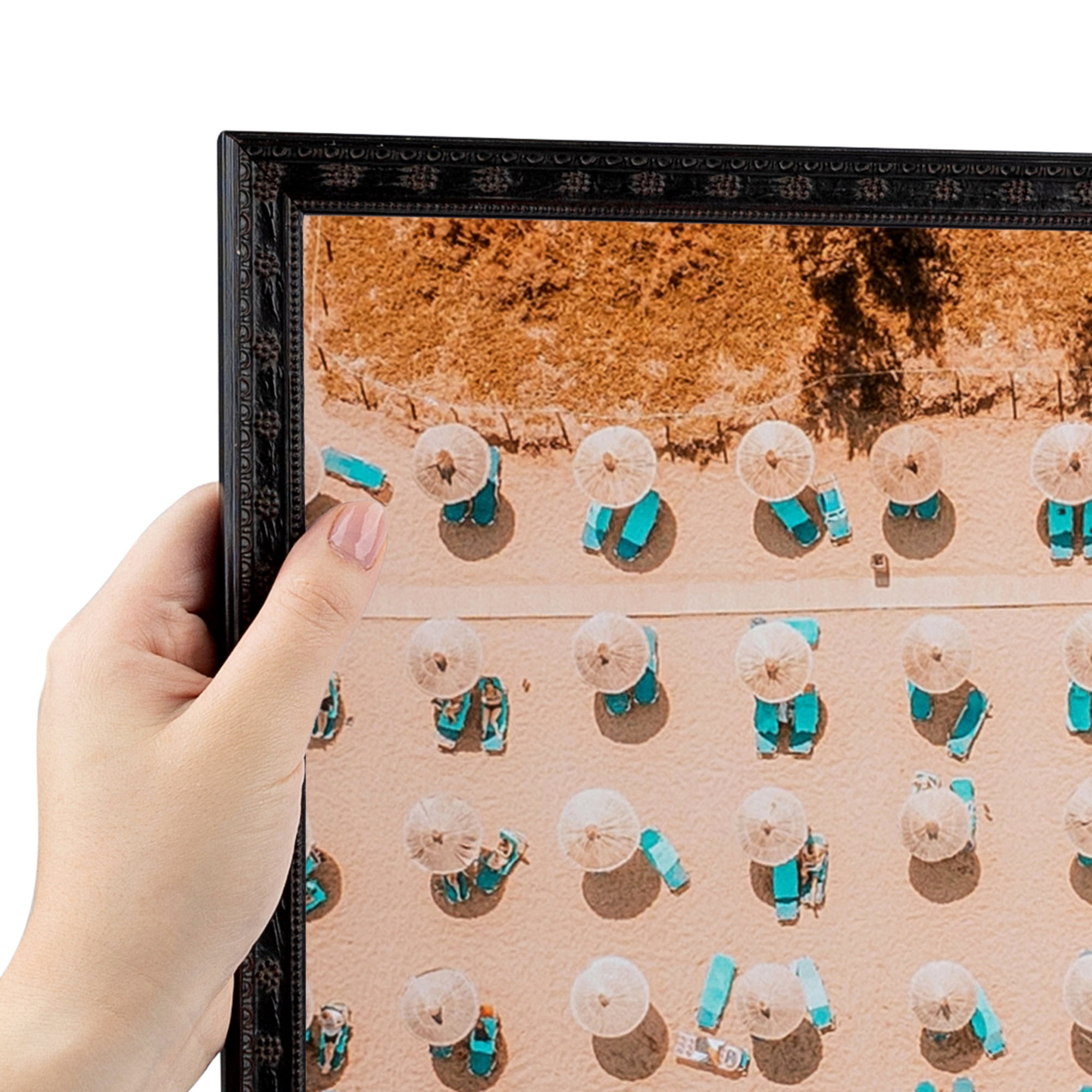 ArtToFrames 18" x 20" Dark Brown Picture Frame, 18x20 inch Brown Wood ...