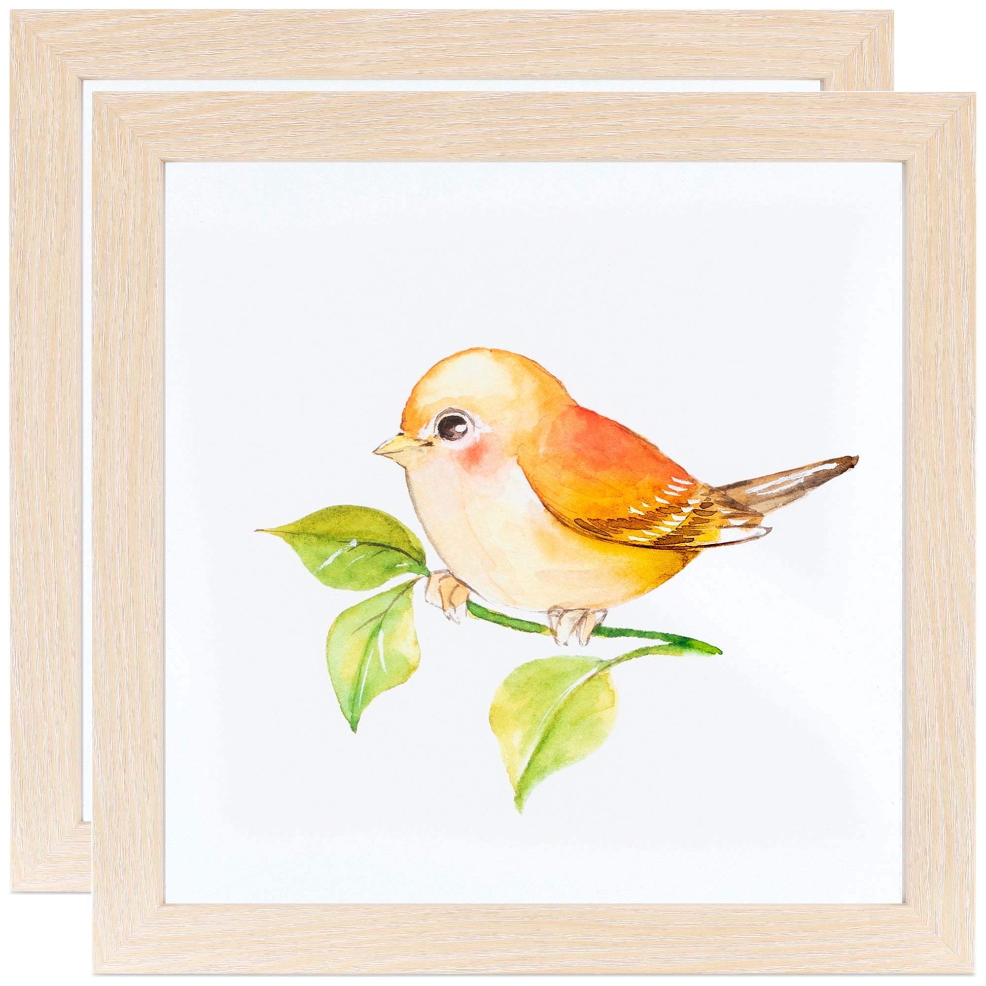 ArtToFrames 18" x 22" Natural Oak Picture Frame, 18x22 inch Brown MDF ...