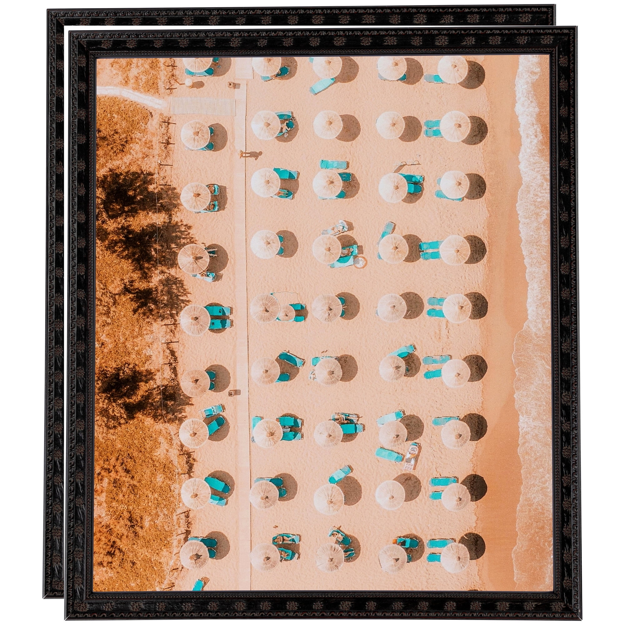 ArtToFrames 18" x 24" Dark Brown Picture Frame, 18x24 inch Brown Wood ...