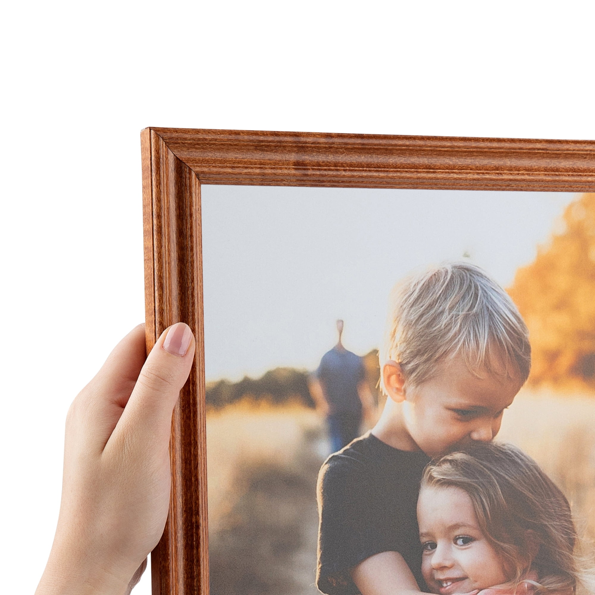 ArtToFrames 18" x 24" Honey Picture Frame, 18x24 inch Brown Wood Poster ...