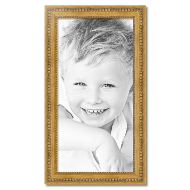 ArtToFrames 18" x 36" Gold Picture Frame, 18x36 inch Gold Wood Poster ...
