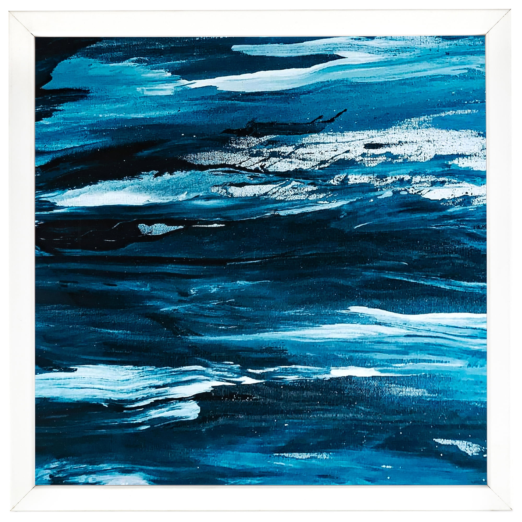 ArtToFrames 18x22" Contemporary White Picture Frame, White Wood Poster ...