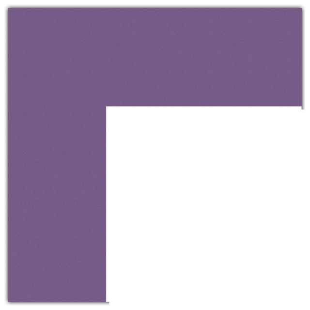 ArtToFrames 19x23" Grape Custom Mat for Picture Frame with Opening for ...