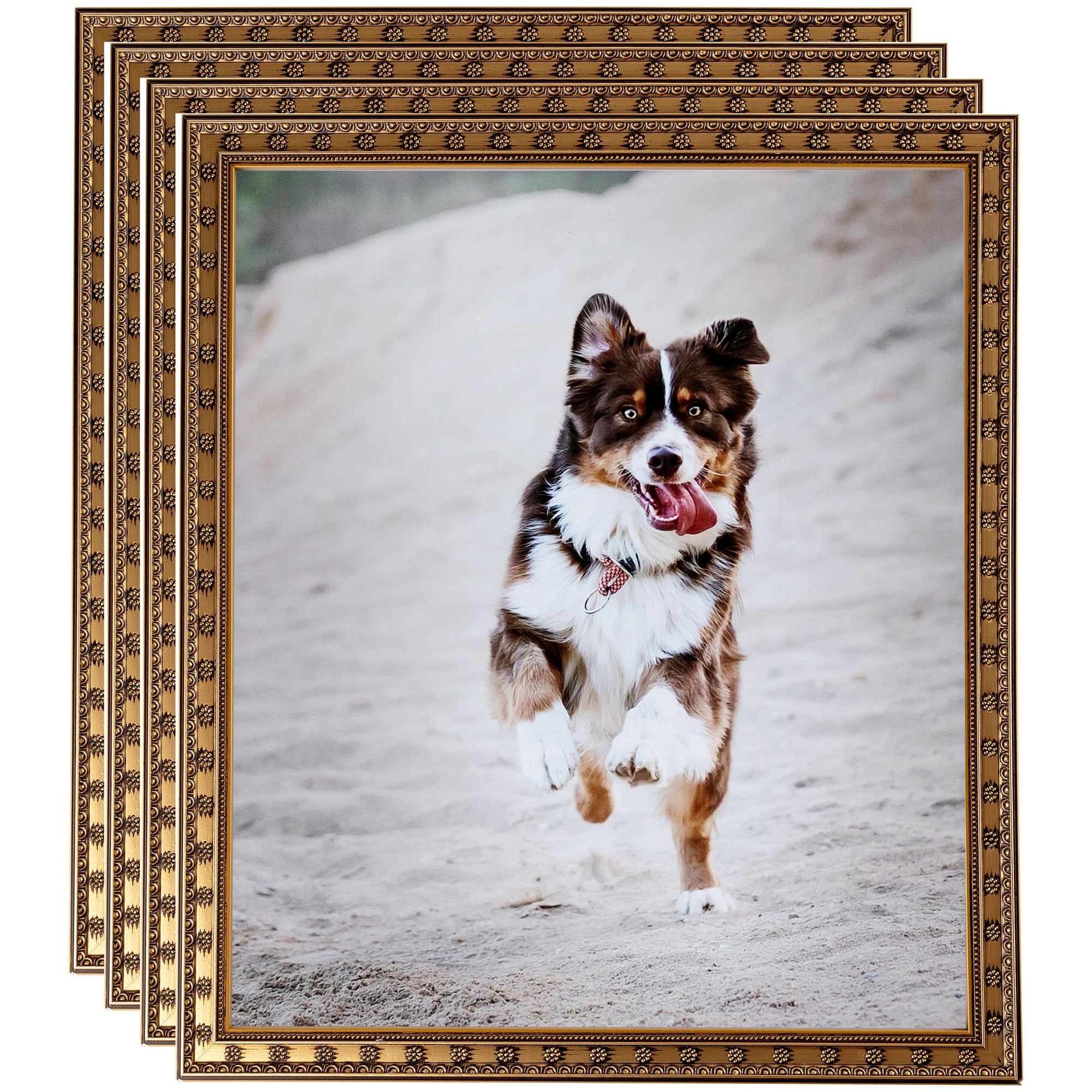 ArtToFrames 20" x 20" Gold with Star Picture Frame, 20x20 inch Gold ...