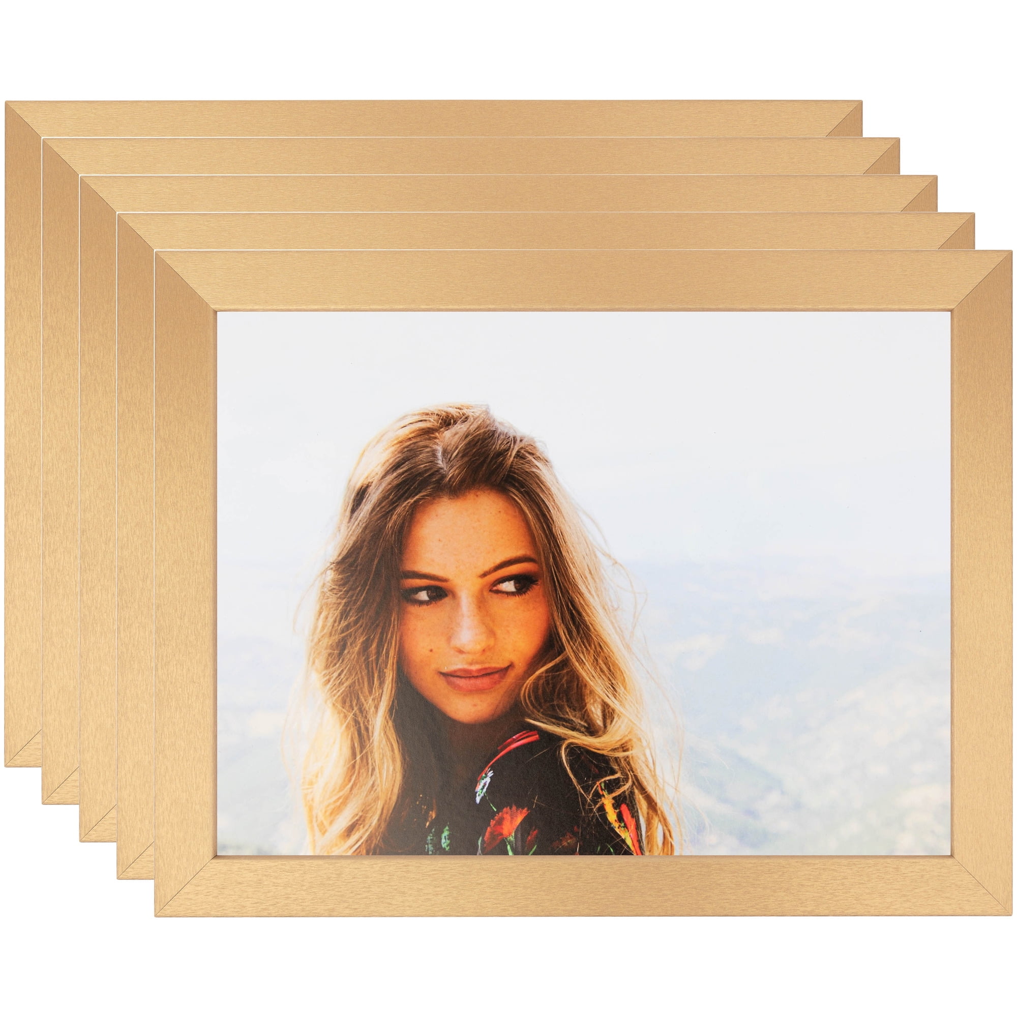 ArtToFrames 20" x 24" Gold Alloy Picture Frame, 20x24 inch Gold MDF Poster Frame (WOM-4638), 5 ...
