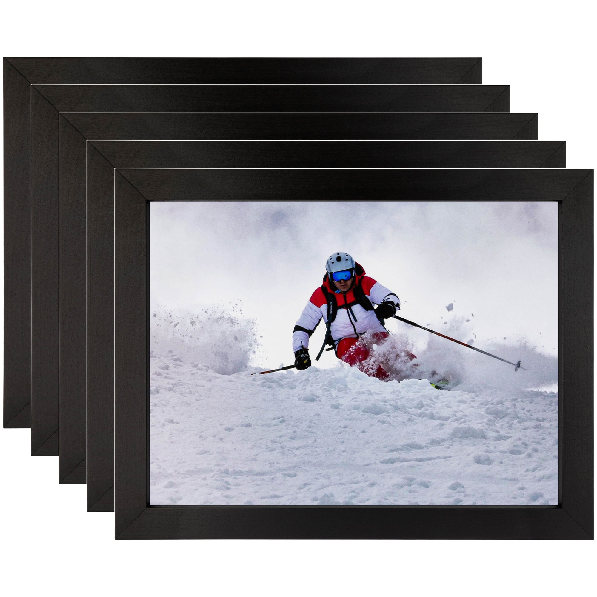 ArtToFrames 20" x 28" Black Stain Picture Frame, 20x28 inch Black Wood ...