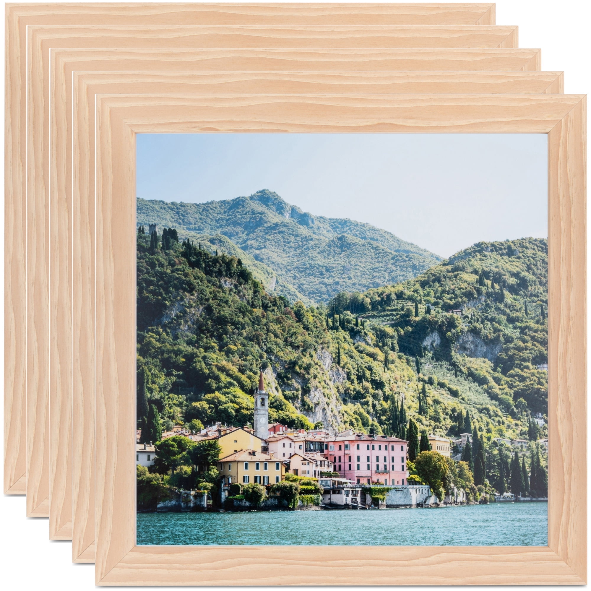 ArtToFrames 20" x 28" Red Oak Picture Frame, 20x28 inch Brown Wood ...