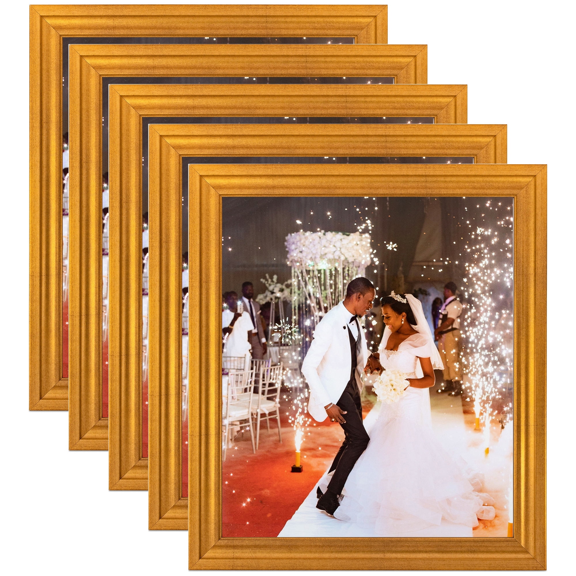ArtToFrames 20" x 30" Muted Gold Glow Picture Frame, 20x30 inch Gold ...