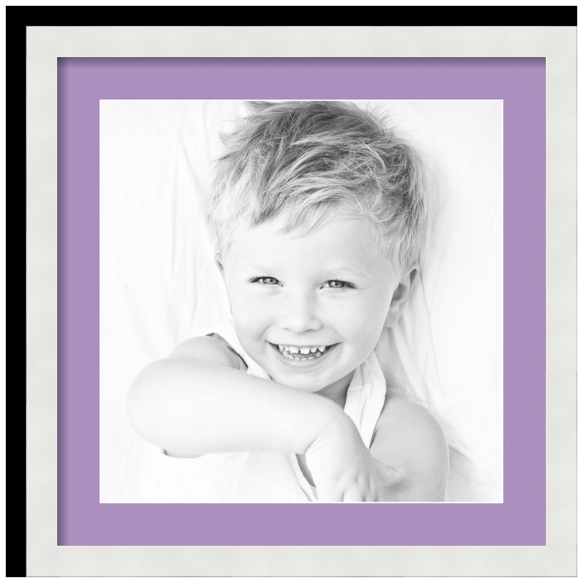 ArtToFrames 20x20" Matted Picture Frame with 16x16" Single Mat Photo ...