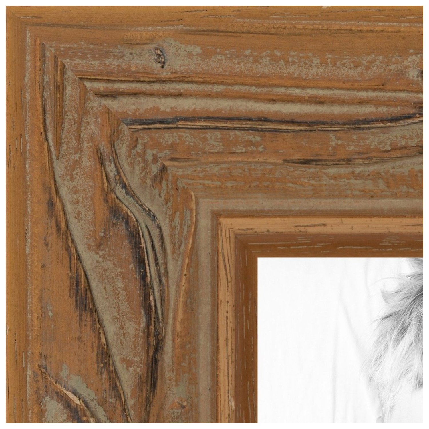ArtToFrames 22x22 inch Black Picture Frame, Black Wood Poster Frame ...