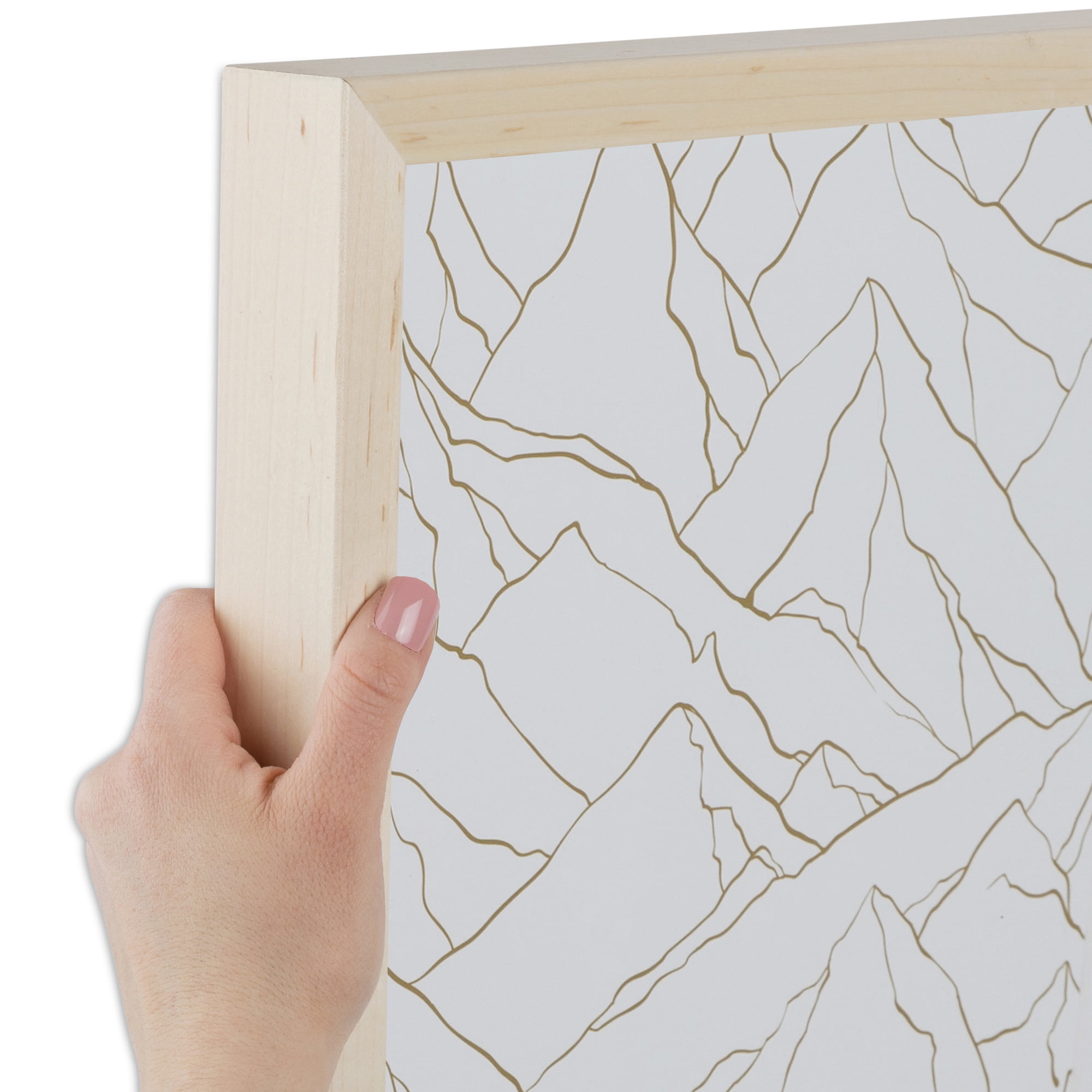 ArtToFrames 22x28 Inch Clear Stain Picture Frame, This White Wood ...