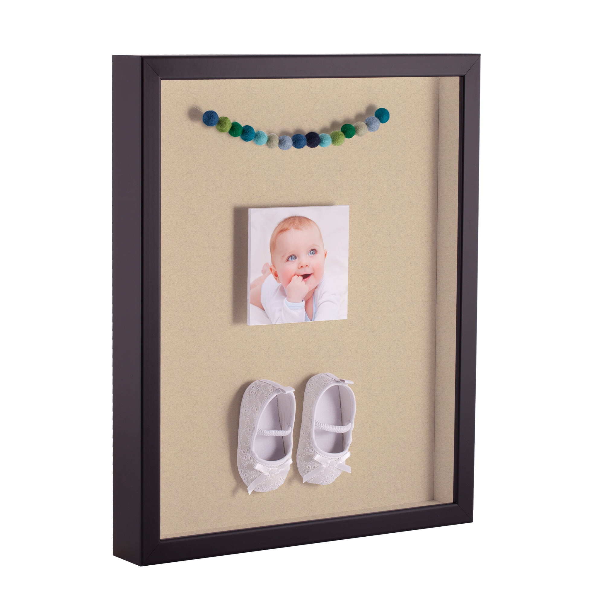 ArtToFrames 22x28 Inch Shadow Box Picture Frame, with a Satin Black ...