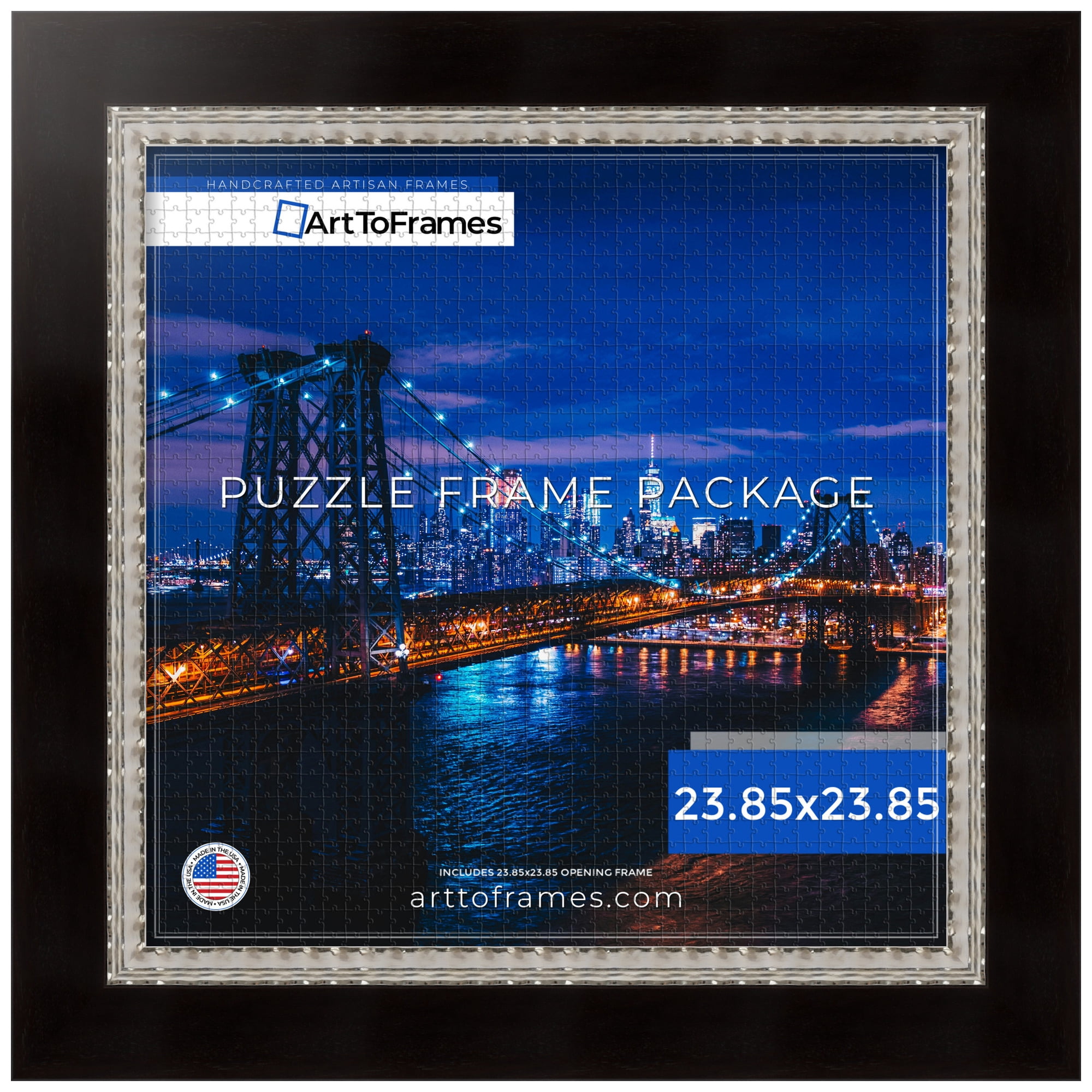 ArtToFrames 23.85x23.85 Inch - 60.6x60.6 CM Multi Puzzle Frame for 1000 ...