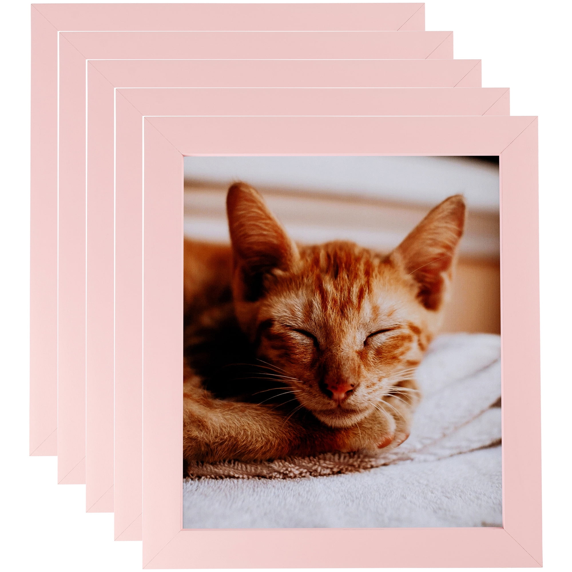 ArtToFrames 23" x 37" Pink Picture Frame, 23x37 inch Pink Wood Poster ...