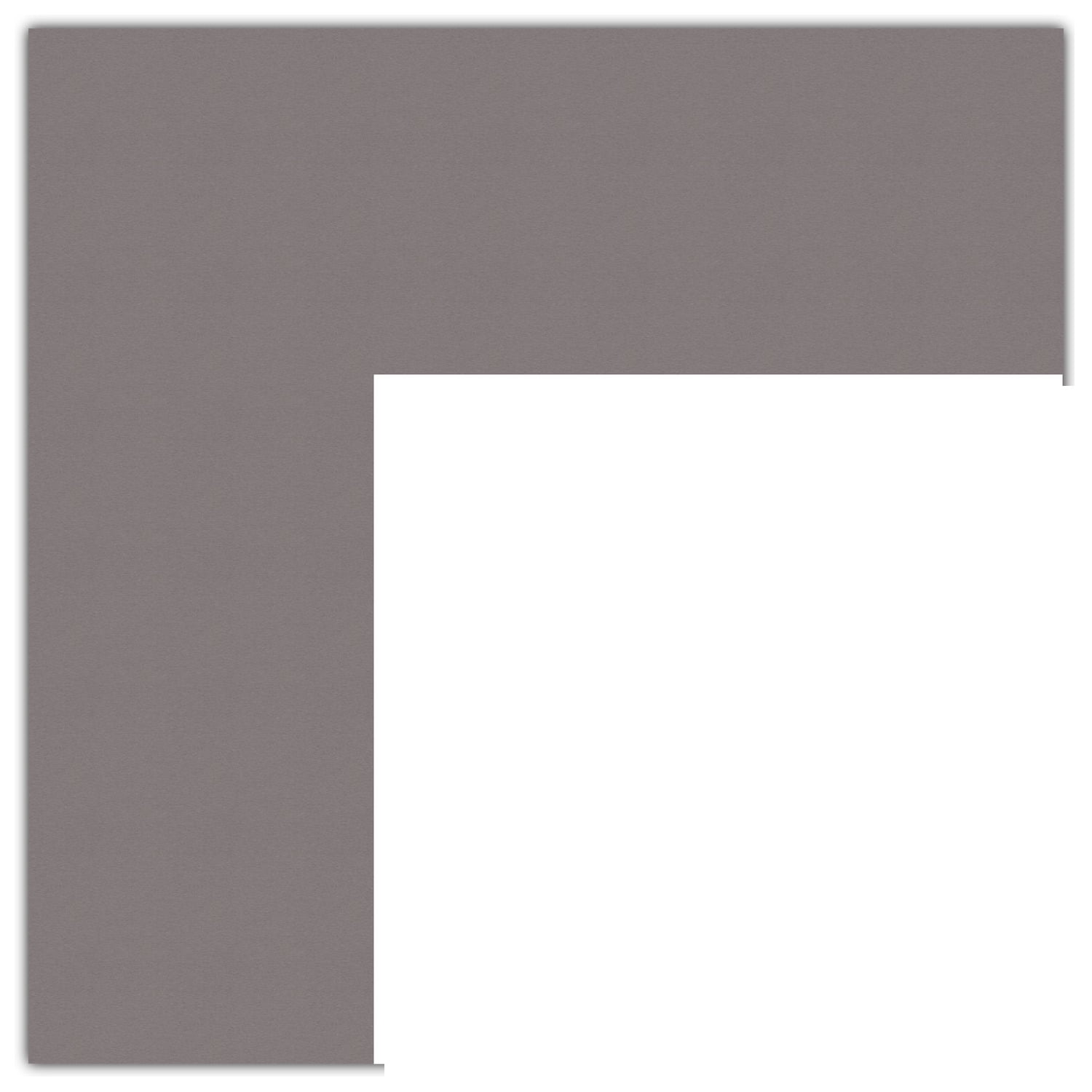 ArtToFrames 23x27" Pewter Custom Mat for Picture Frame with Opening for ...