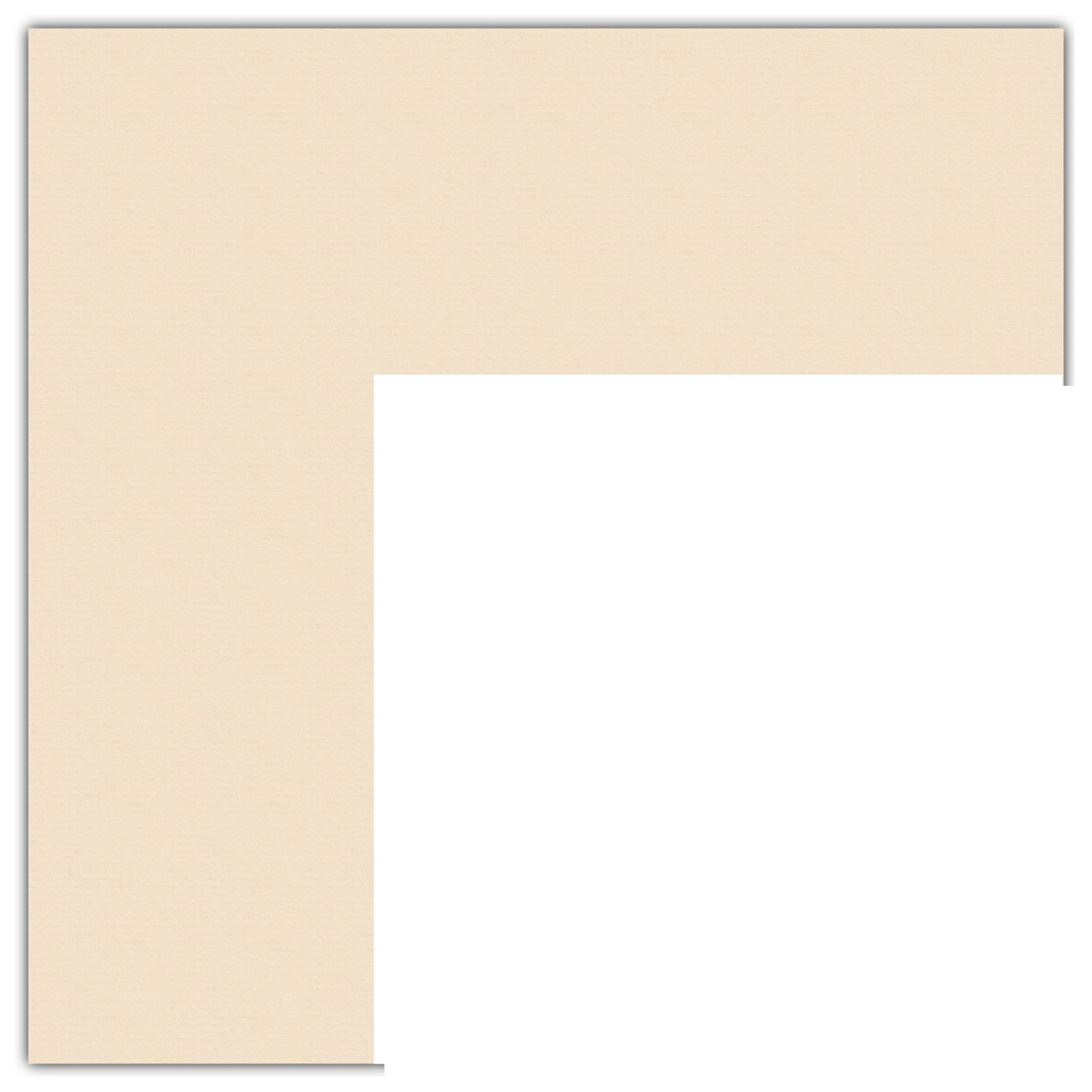 ArtToFrames 23x34" French Creme Custom Mat for Picture Frame with ...