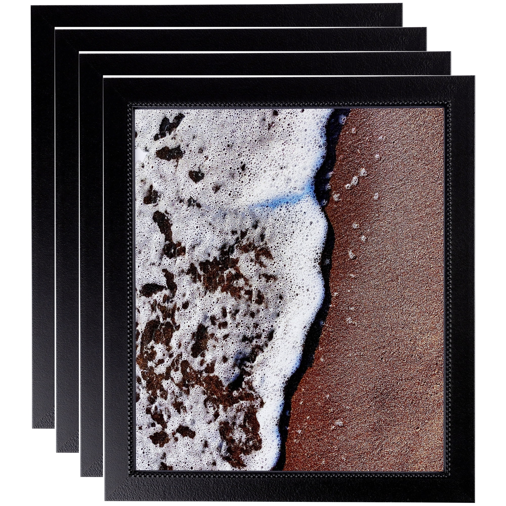 ArtToFrames 24" x 30" Stucco Black Picture Frame, 24x30 inch Black Wood ...