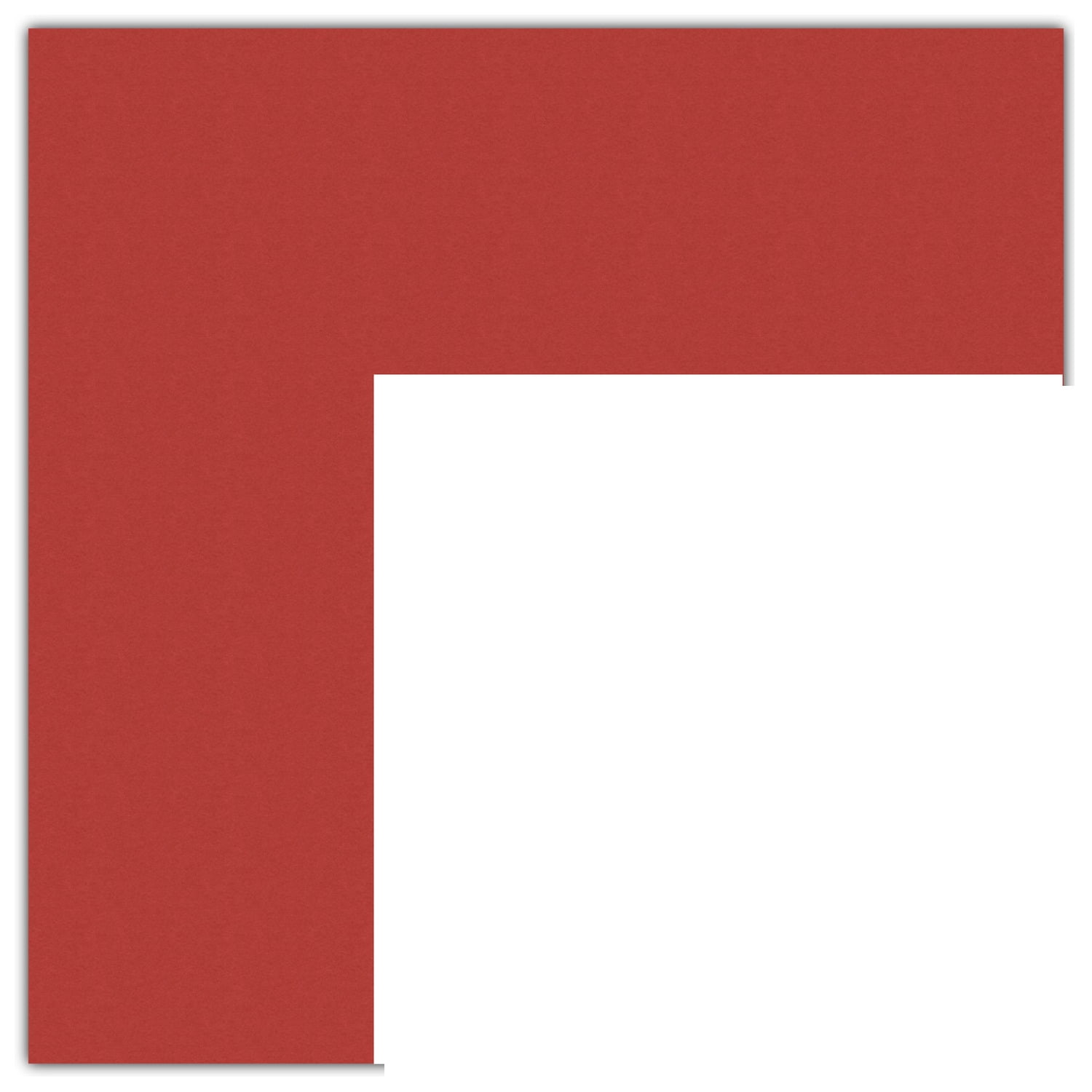 ArtToFrames 24x30" Deep Red Custom Mat for Picture Frame with Opening ...
