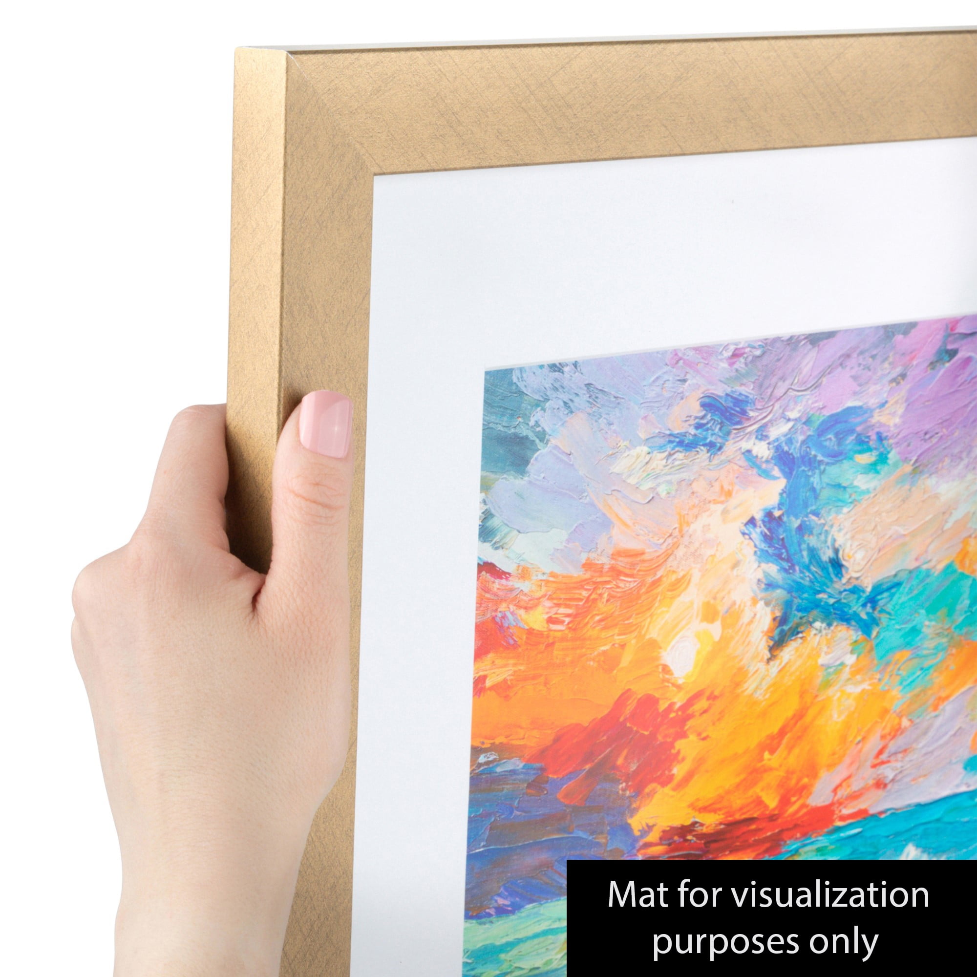 ArtToFrames 24x32 inch Classic Gold Picture Frame, Gold MDF Poster ...