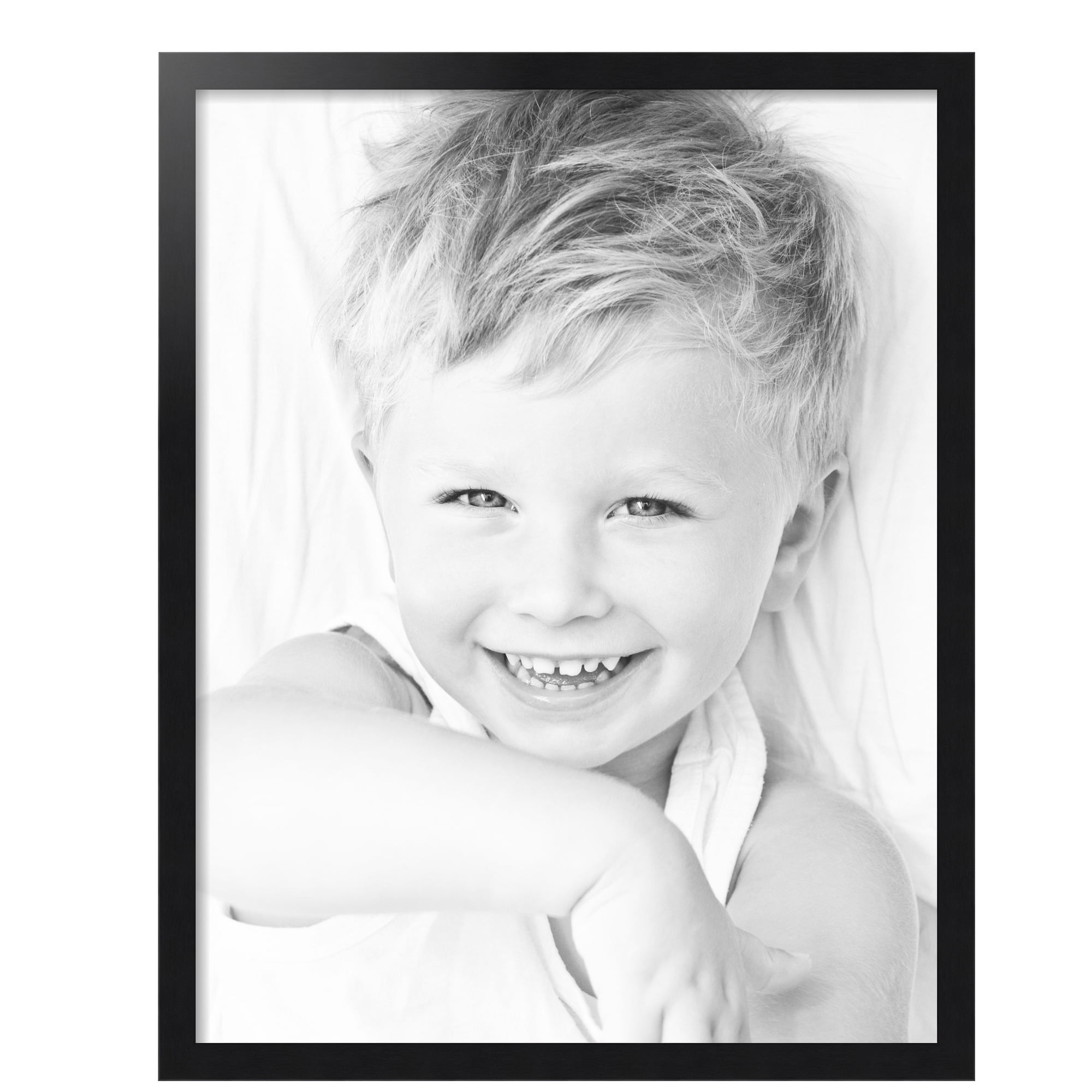 ArtToFrames 25" x 32" Black Steel Picture Frame, 25x32 inch Black MDF ...