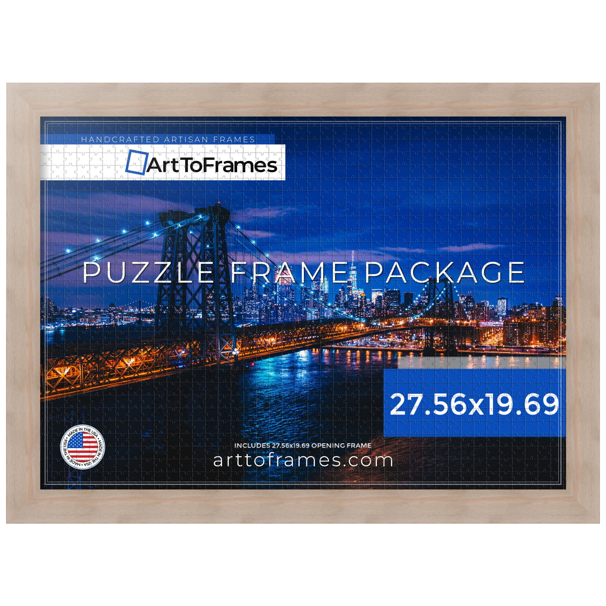 ArtToFrames 27.56x19.69 Inch - 70x50 CM White Puzzle Frame for 1000 ...