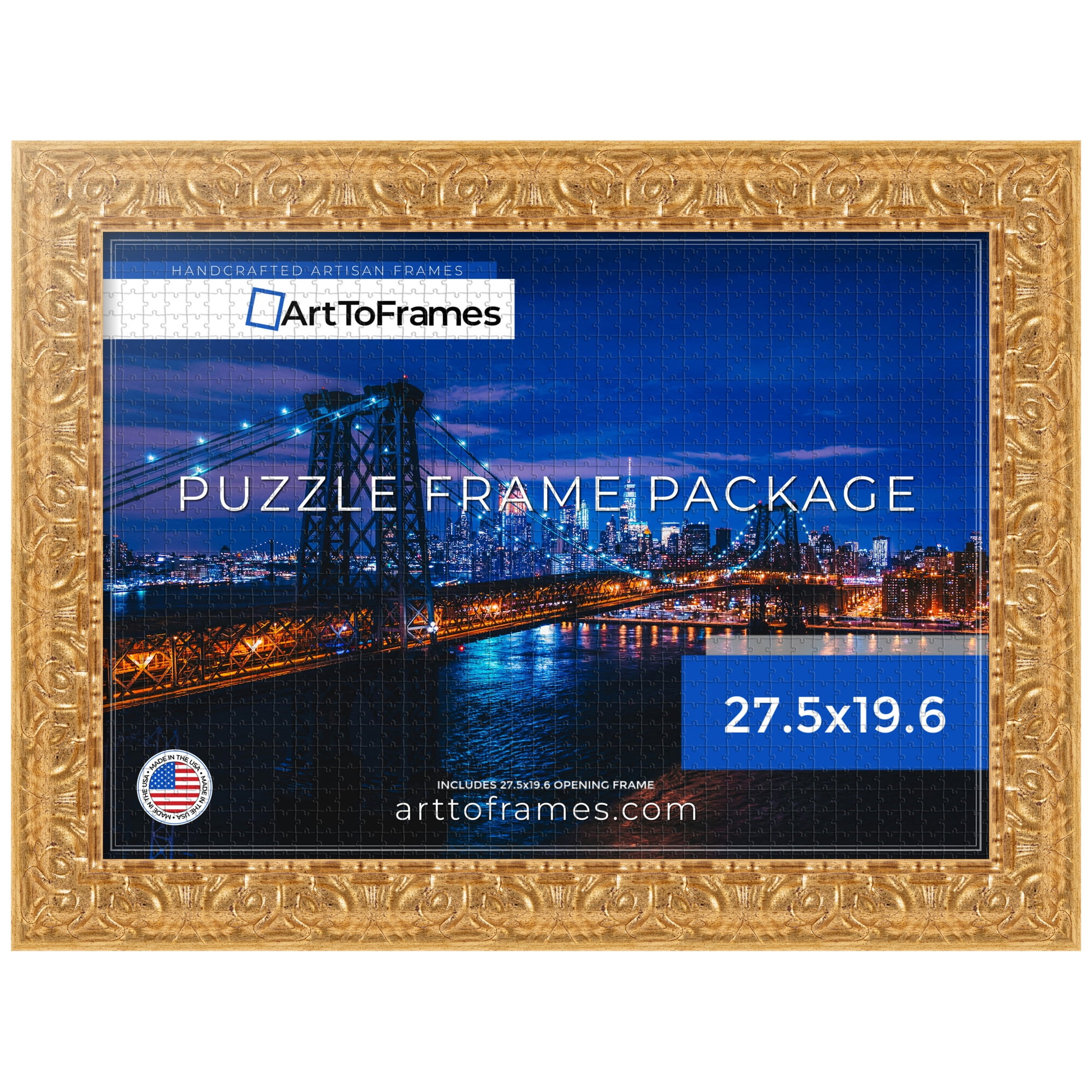ArtToFrames 27.5x19.6 Inch - 70x50 CM Multi Puzzle Frame for 1000 piece ...