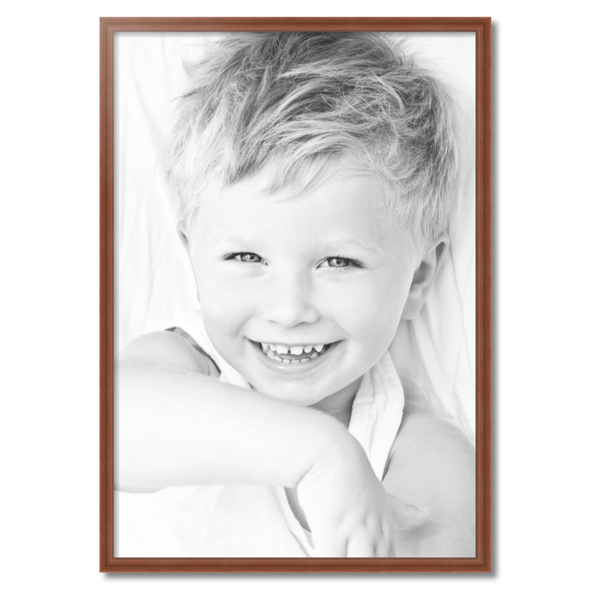 ArtToFrames 27" x 39" Painted Dark Orange Picture Frame, 27x39 inch Red ...