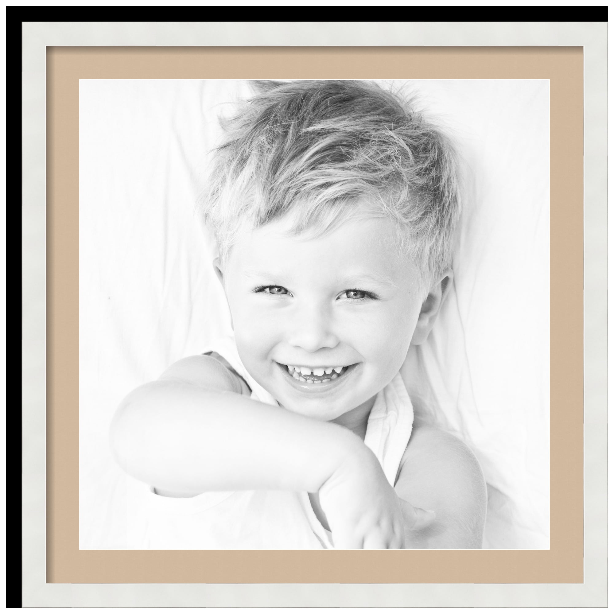 ArtToFrames 28x28" Matted Picture Frame with 24x24" Single Mat Photo ...