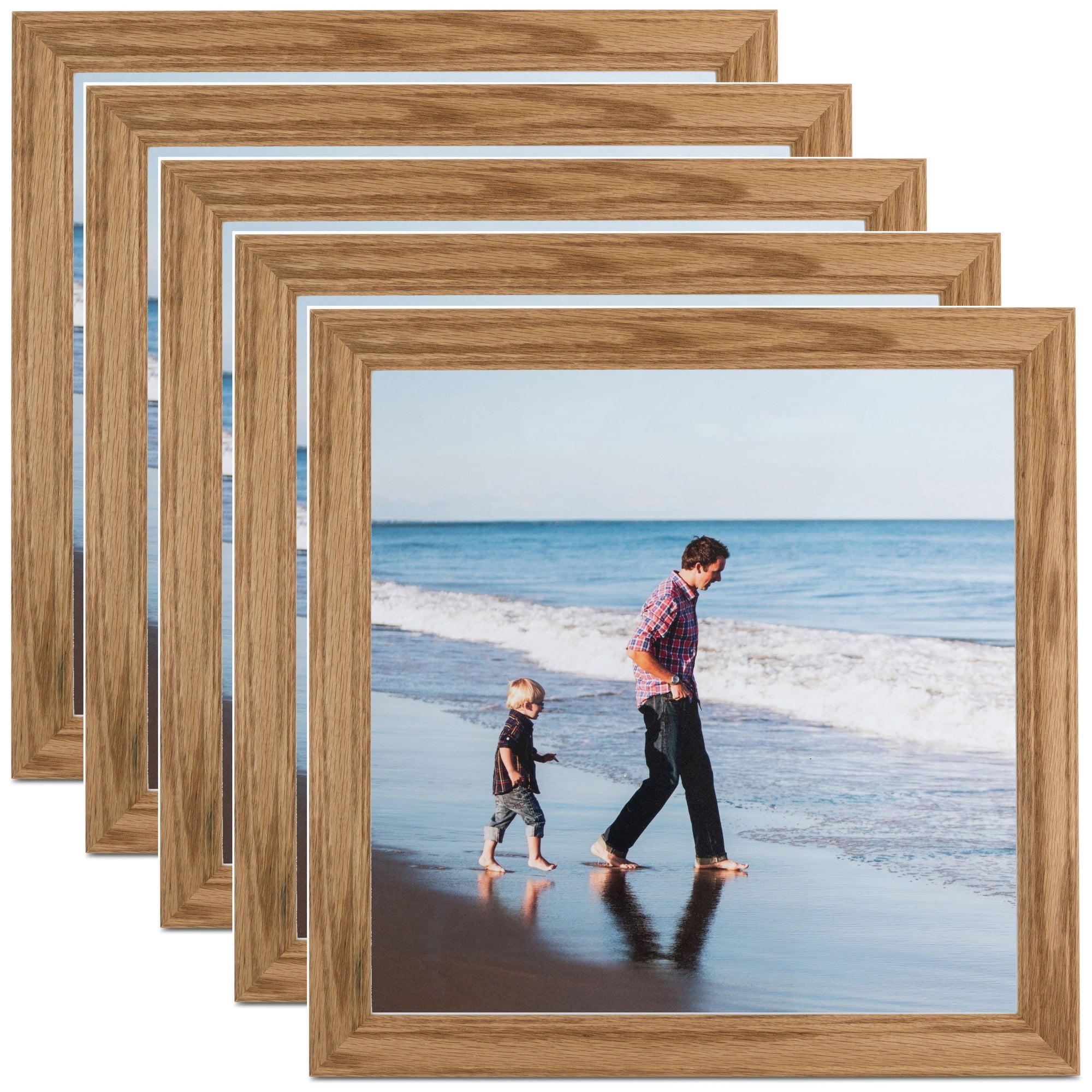 ArtToFrames 30" x 33" Honey Picture Frame, 30x33 inch Brown MDF Poster ...