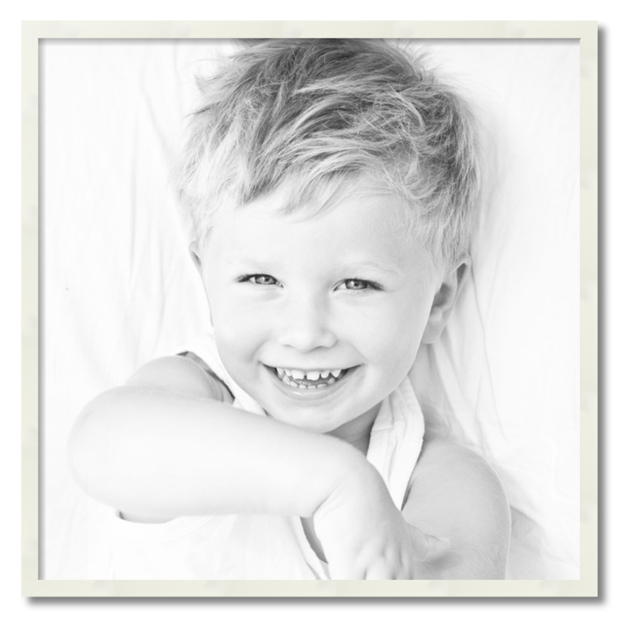 ArtToFrames 31" x 31" White Picture Frame, 31x31 inch White Wood Poster ...