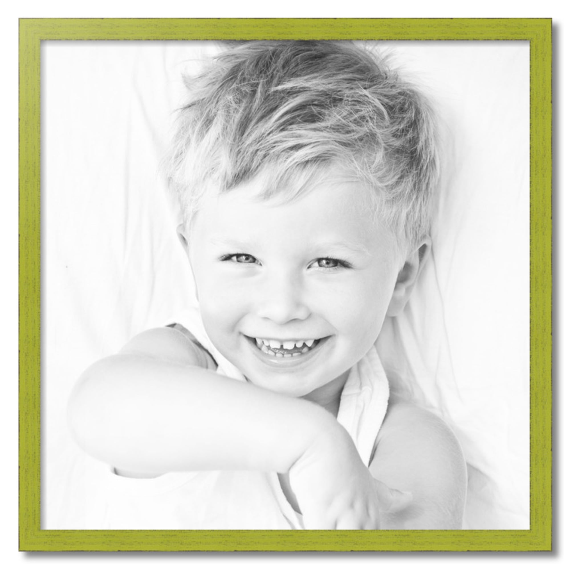 ArtToFrames 33" x 33" Modern Green Picture Frame, 33x33 inch Green Wood ...