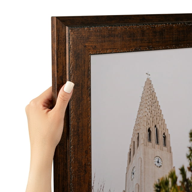 ArtToFrames 4" x 11" Derby Gold Picture Frame, 4x11 inch Multi Wood ...