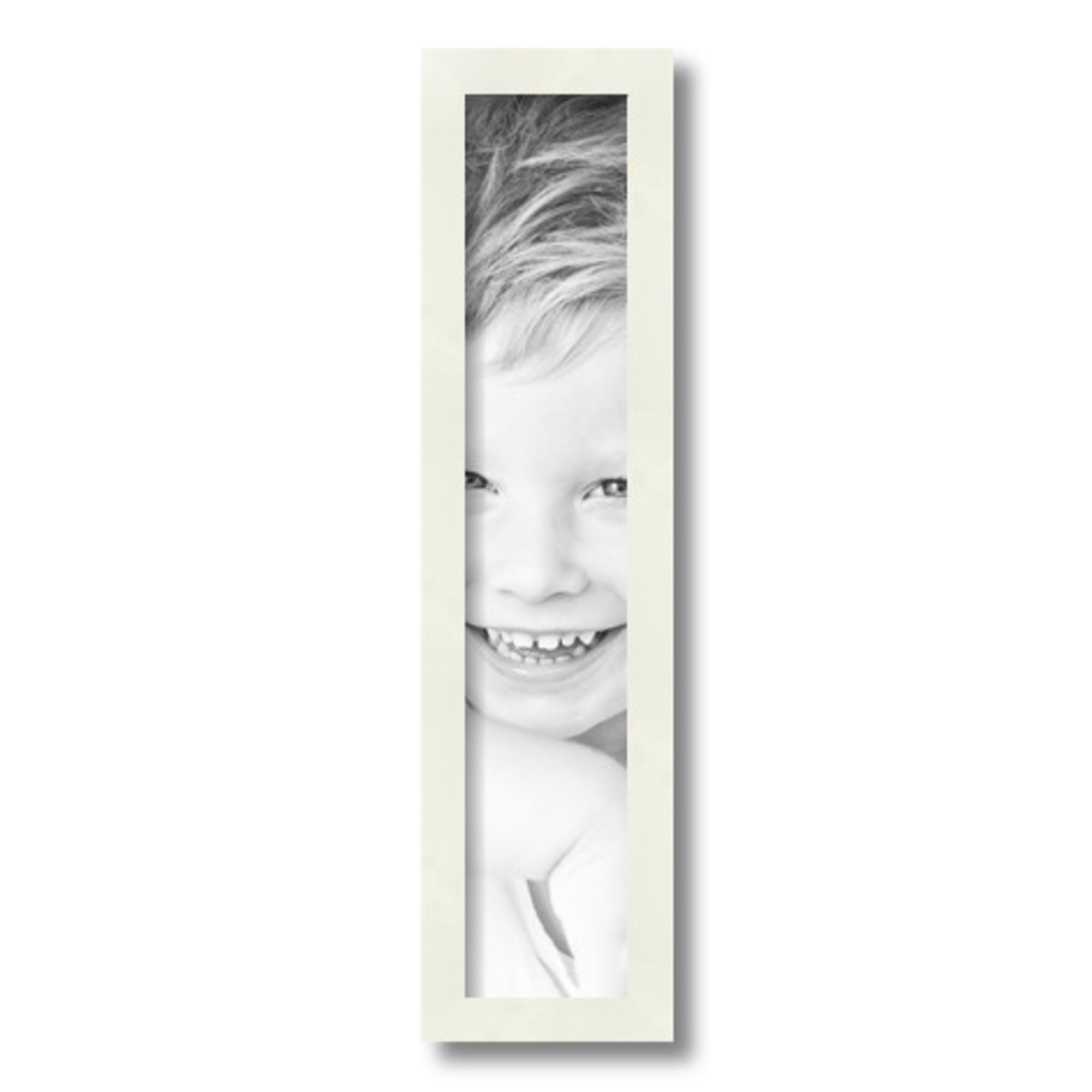 ArtToFrames 4" x 20" White Picture Frame, 4x20 inch White Wood Poster ...