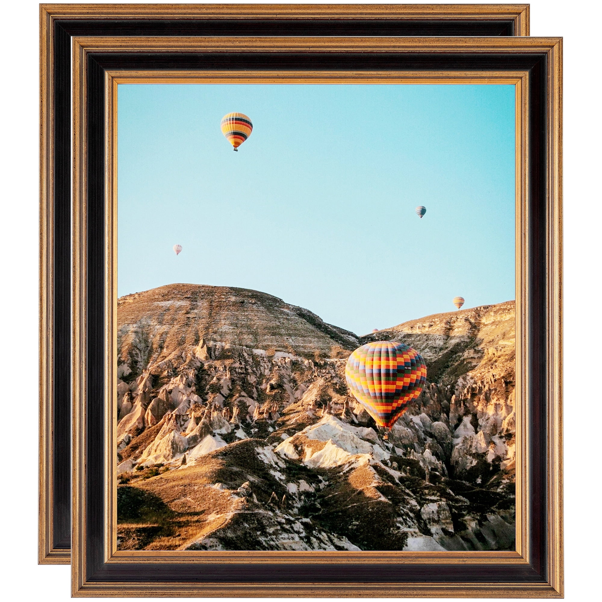 ArtToFrames 4" x 6" Gold with Burgundy Panel Picture Frame, 4x6 inch ...
