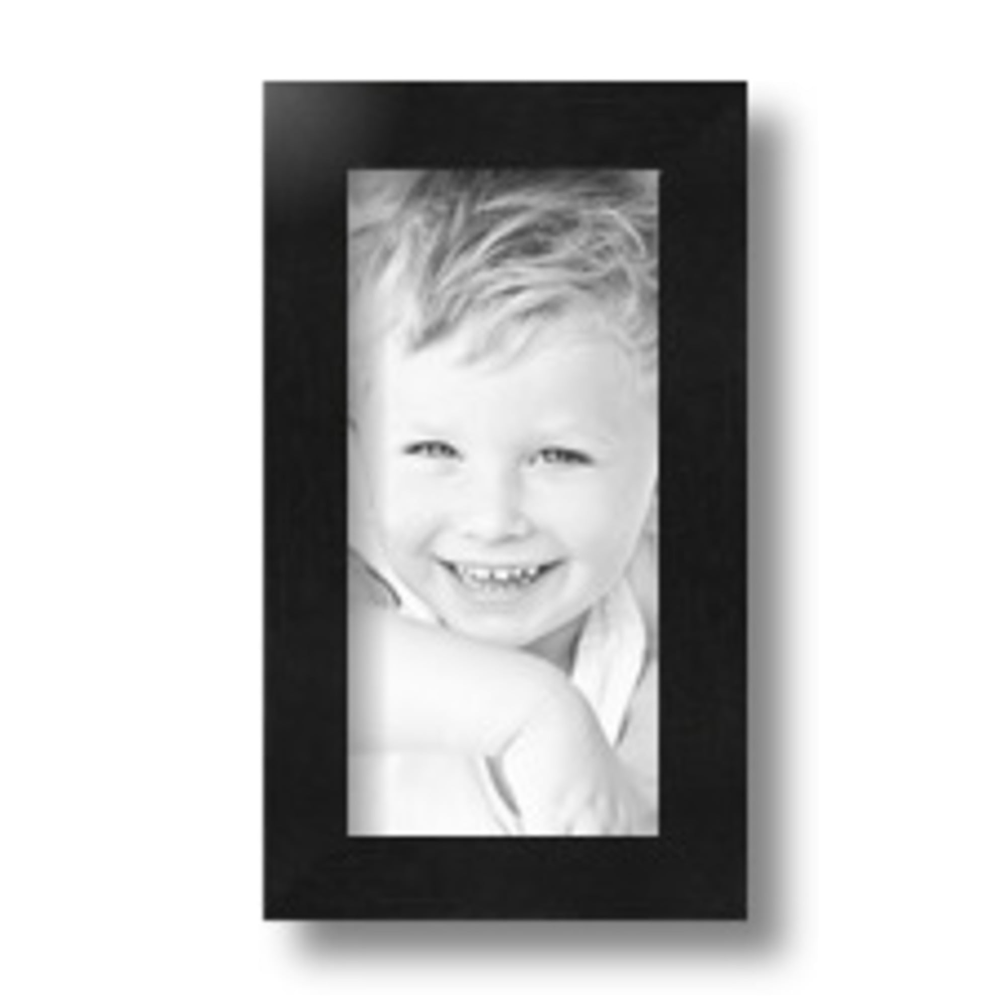 ArtToFrames 4" x 8" Black Picture Frame, 4x8 inch Black Wood Poster ...