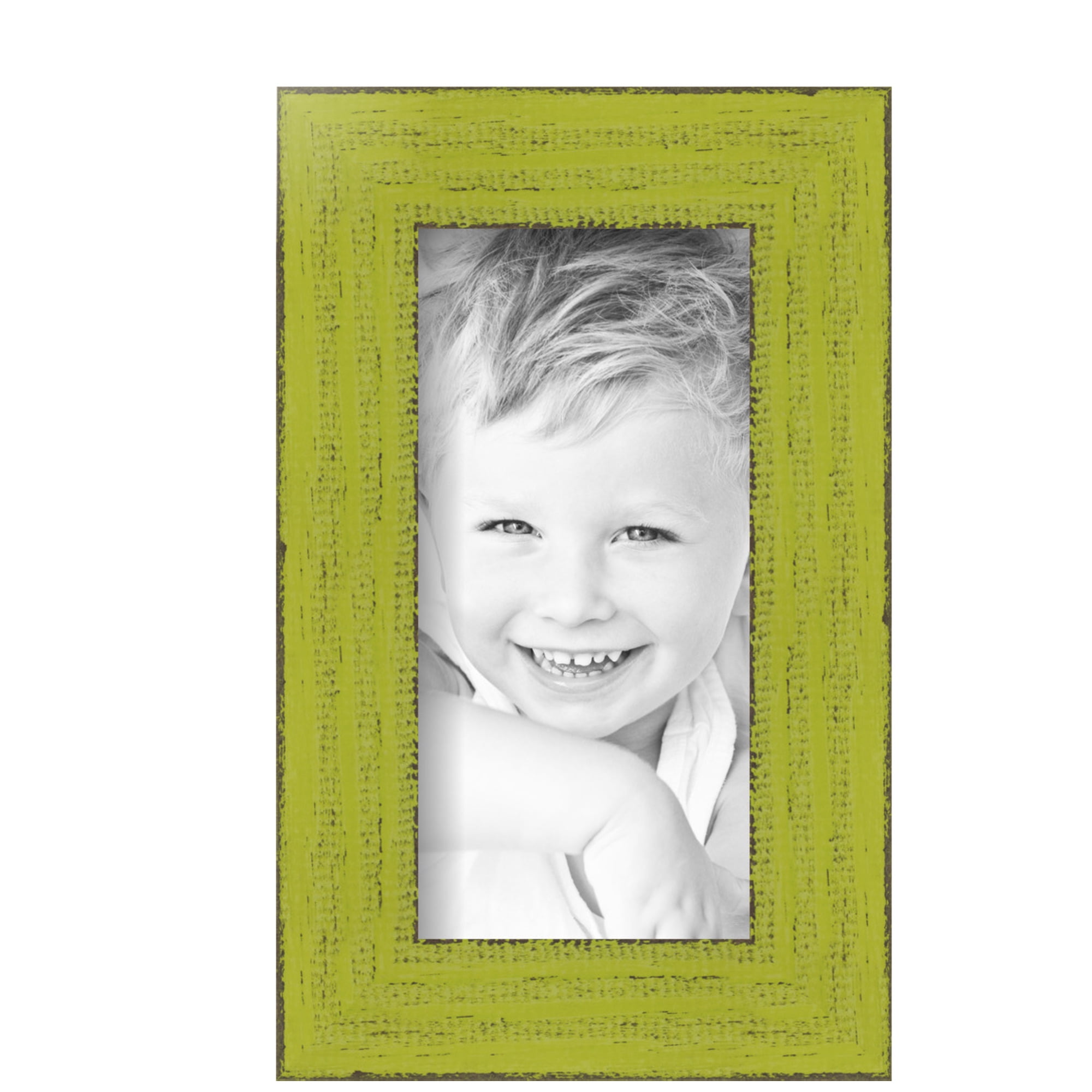 ArtToFrames 4" x 8" Modern Green Picture Frame, 4x8 inch Green Wood ...