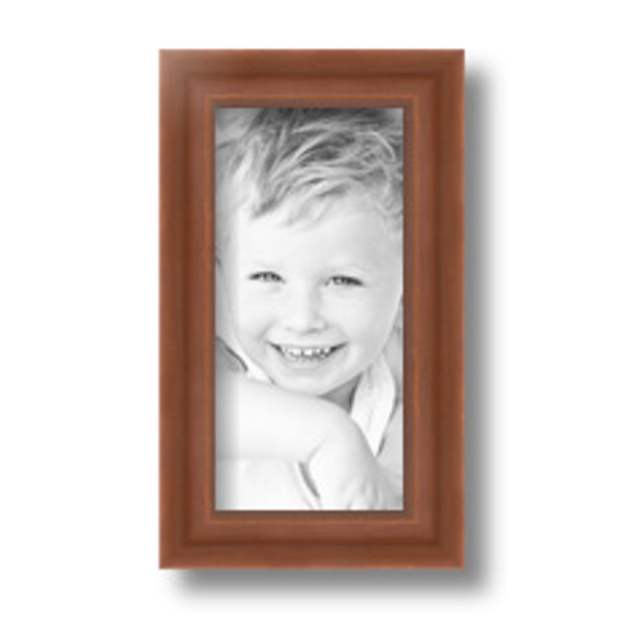 ArtToFrames 4" x 8" Painted Dark Orange Picture Frame, 4x8 inch Red ...